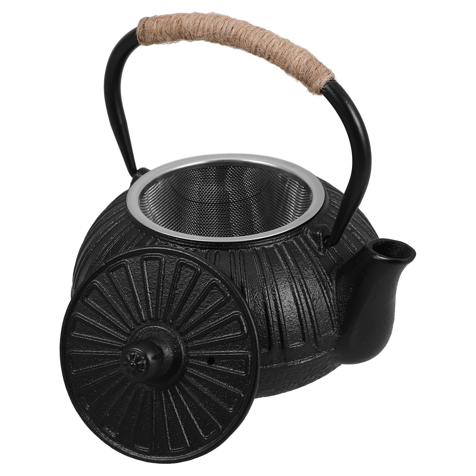 WORGEOUS Japanese Style Teapot Tea Brewing Kettle Cast Iron Teapot ...