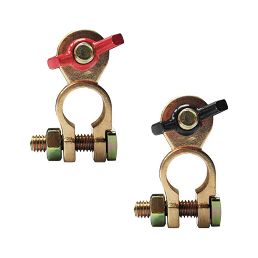 WORGEOUS Jumper Cables Car Battery Post Clamps Terminal Posts Terminals ...