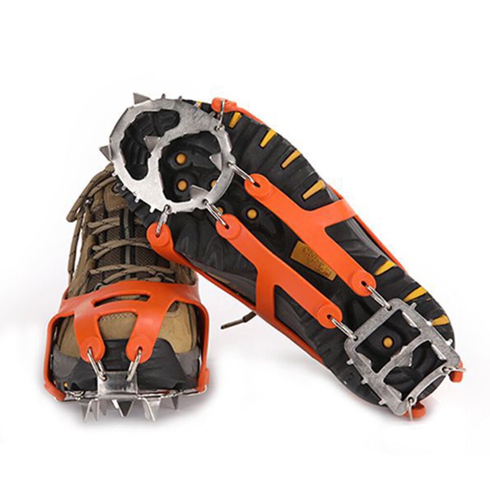 WORGEOUS Kids Ice Cleats Crampon Shoes Snow Chain Boots for Mountain ...