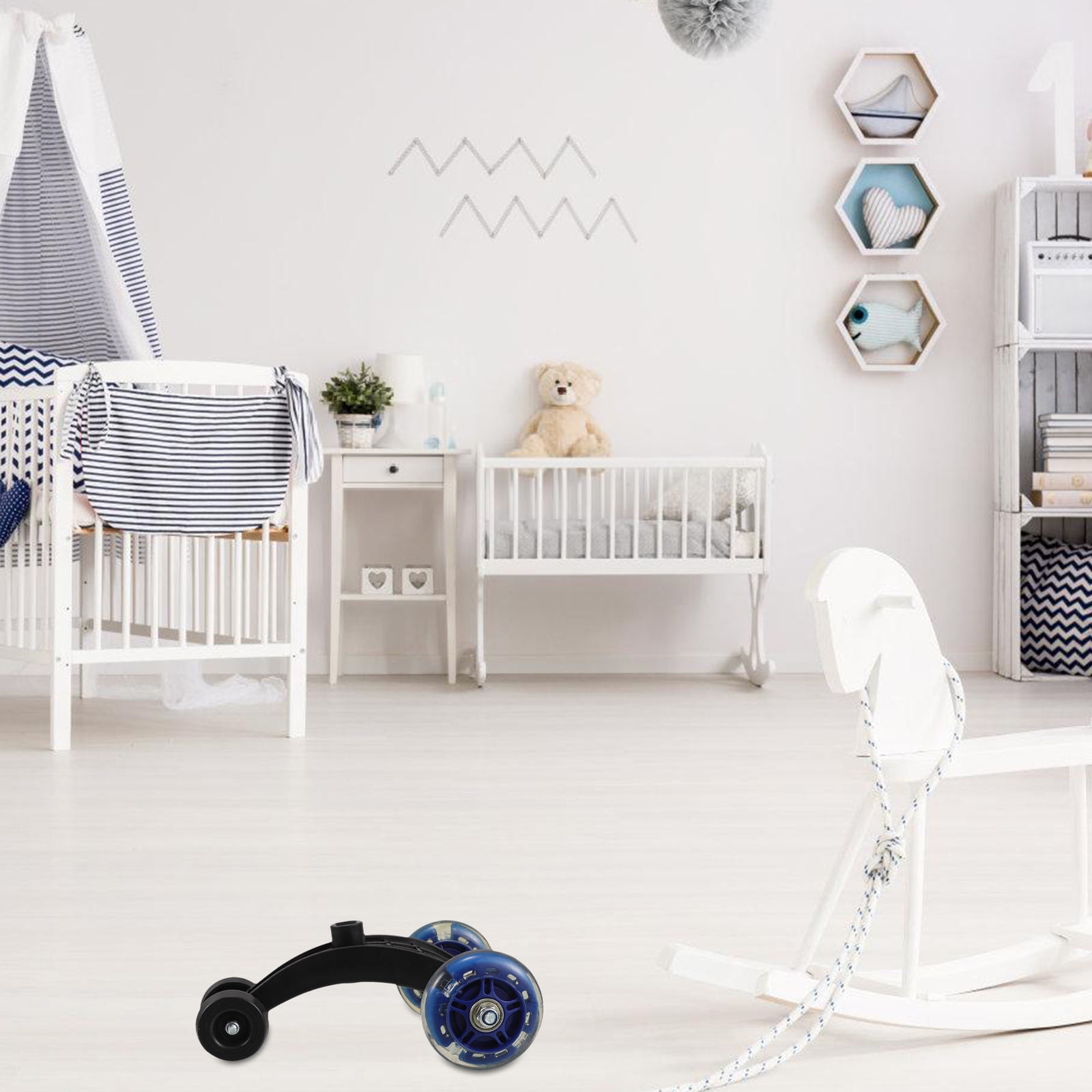 WORGEOUS Kids Wiggle Car Wheel Accessory Twist Wheel Triangle Repair ...