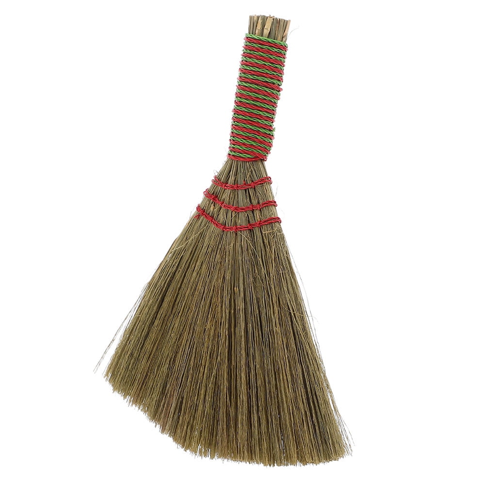 WORGEOUS Kitchen Cleaning Broom Mini Desk Broom Palm Broomstick ...