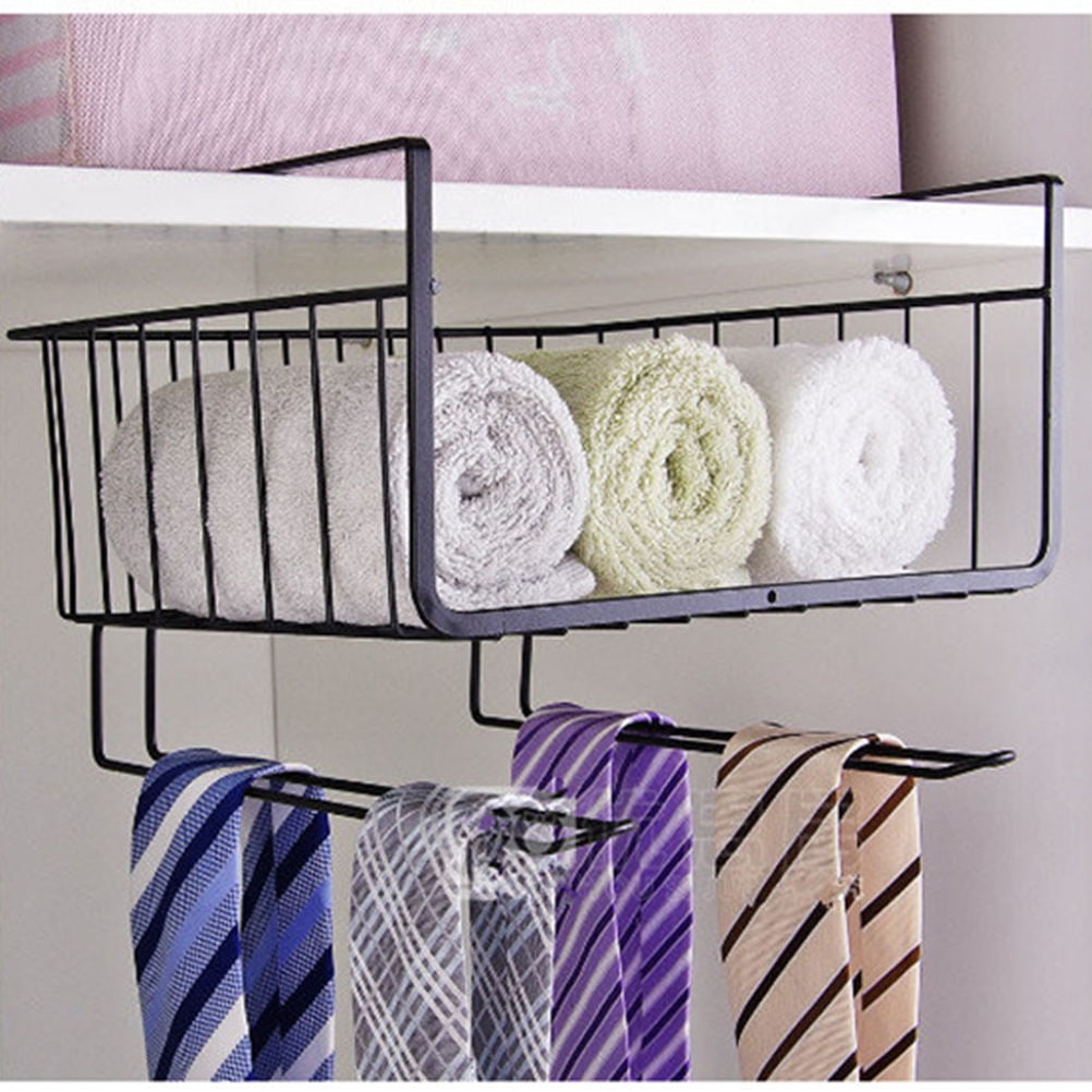 WORGEOUS Kitchen Under Cabinets Shelf Compartment Basket Storage Rack ...
