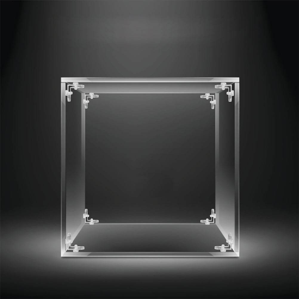 WORGEOUS L-Shaped Acrylic Corner Brackets 12 Sets for Reinforcement and ...