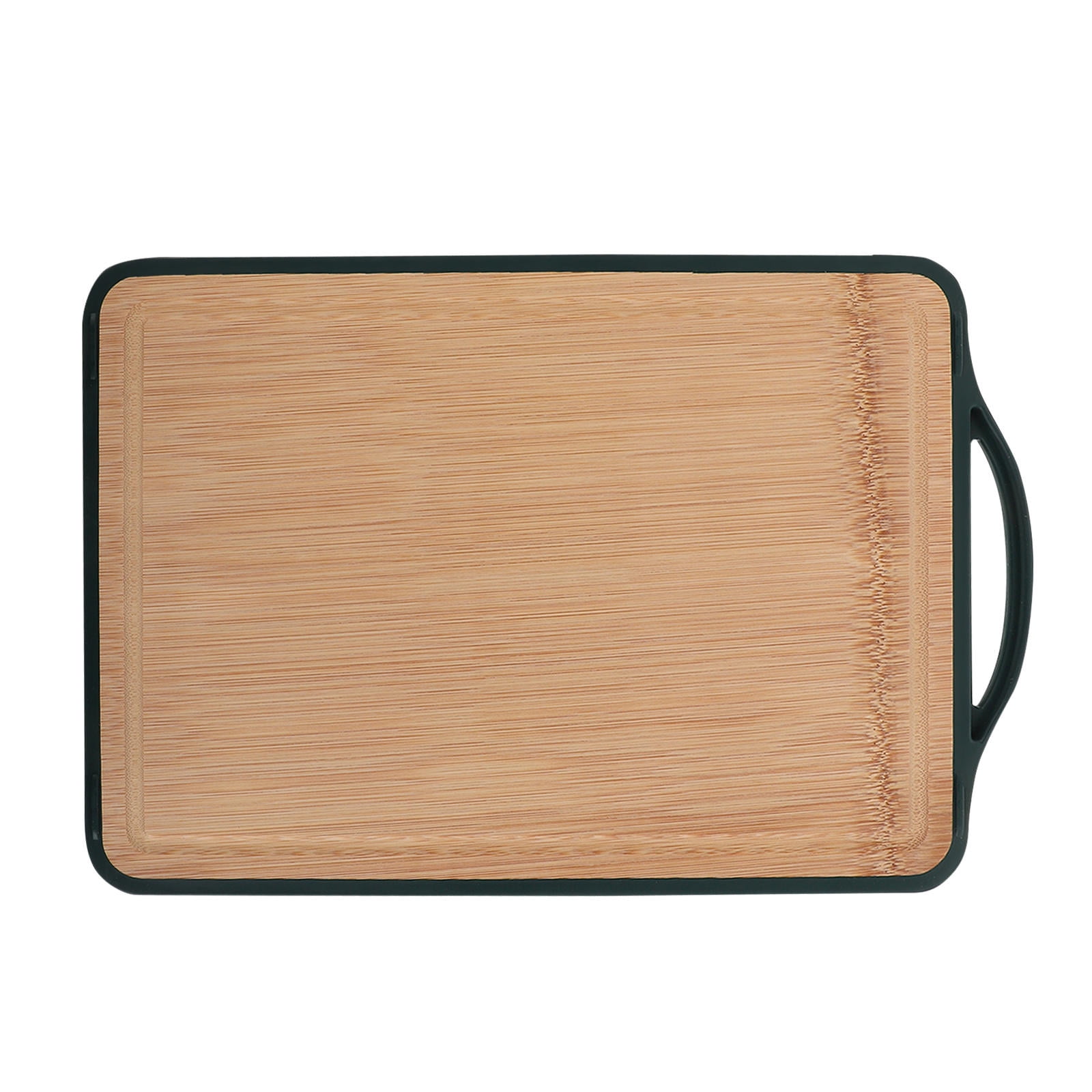 WORGEOUS Large Bamboo Cutting Board Kitchen Reversible Food Prep Board ...