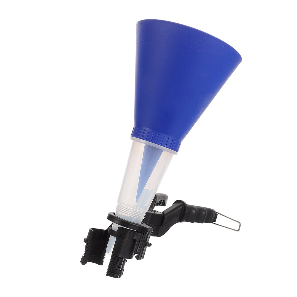 WORGEOUS Large Oil Funnel with Threaded Locking Clamp Wide Mouth Funnel ...