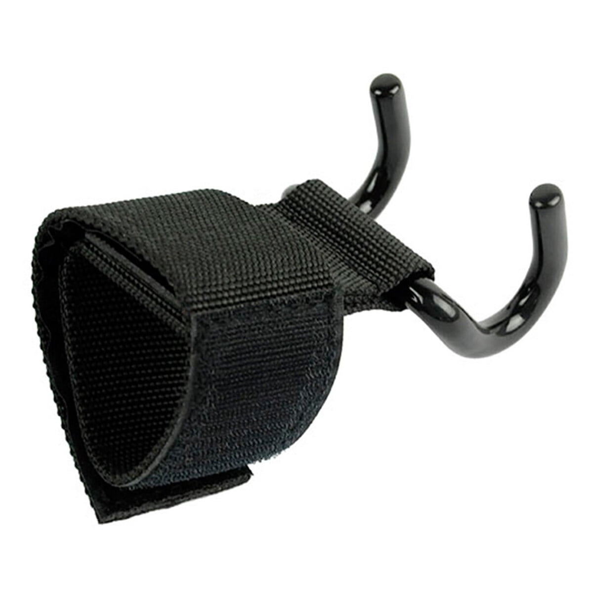 WORGEOUS Lifting Grip Gym Training Wrist Strap Belt Pins Fitness Black ...