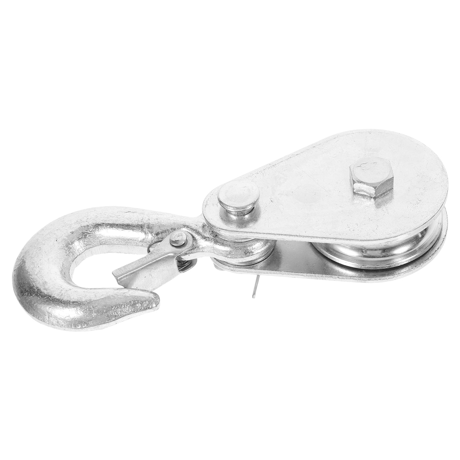 WORGEOUS Lifting Pulley Hook Bearing Pulley Block Heavy Duty Pulley ...