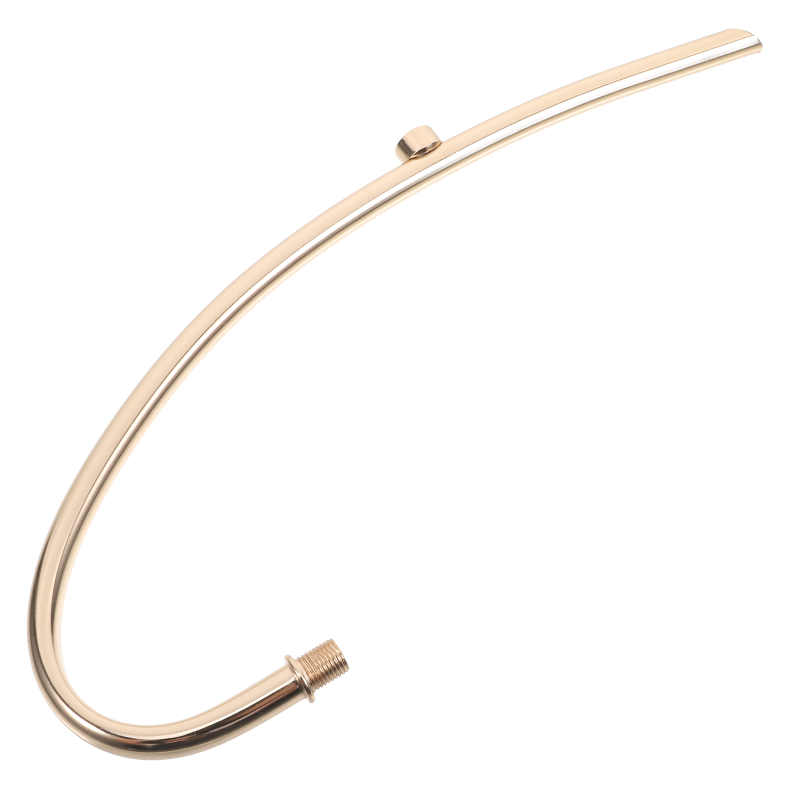 WORGEOUS Light Extension Rod Lamp Downrod Tube Threaded Curved Stem For ...