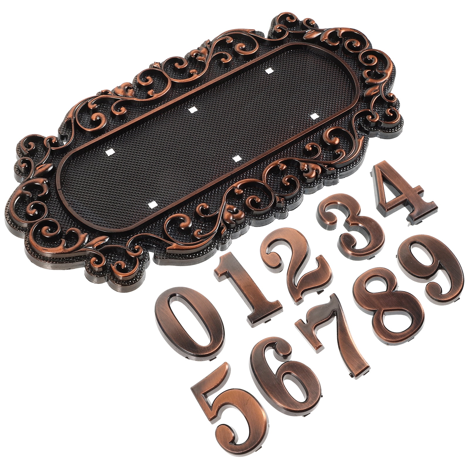 WORGEOUS Light up House Numbers Plaques Vacant Occupied Door Retro Sign ...