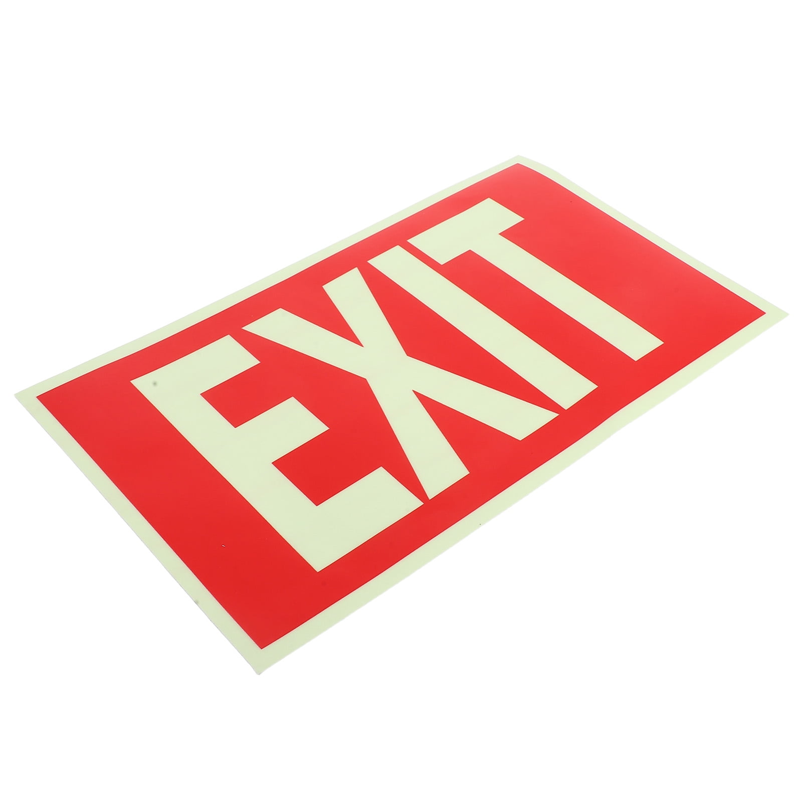 WORGEOUS Luminous Emergency Exit Decal For Shopping Centers Theaters ...