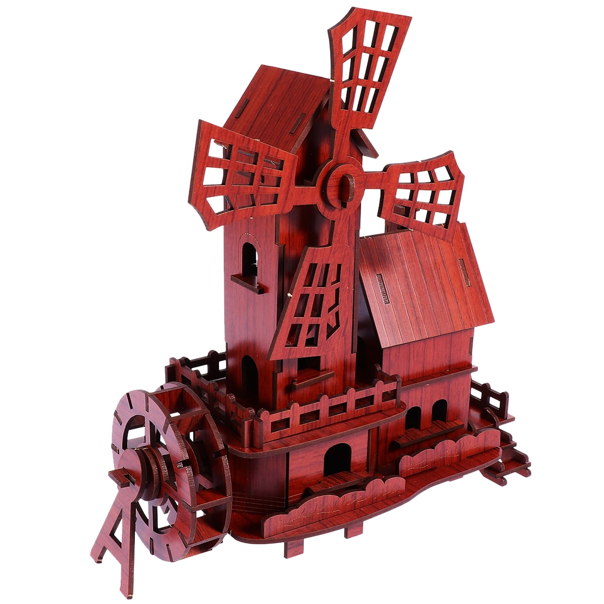 WORGEOUS Matchstick Windmill Windmills Model DIY Assembling Toy ...