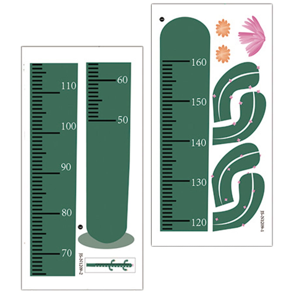 WORGEOUS Measuring Growth Charts Labels Stickers Cartoon Child Green ...