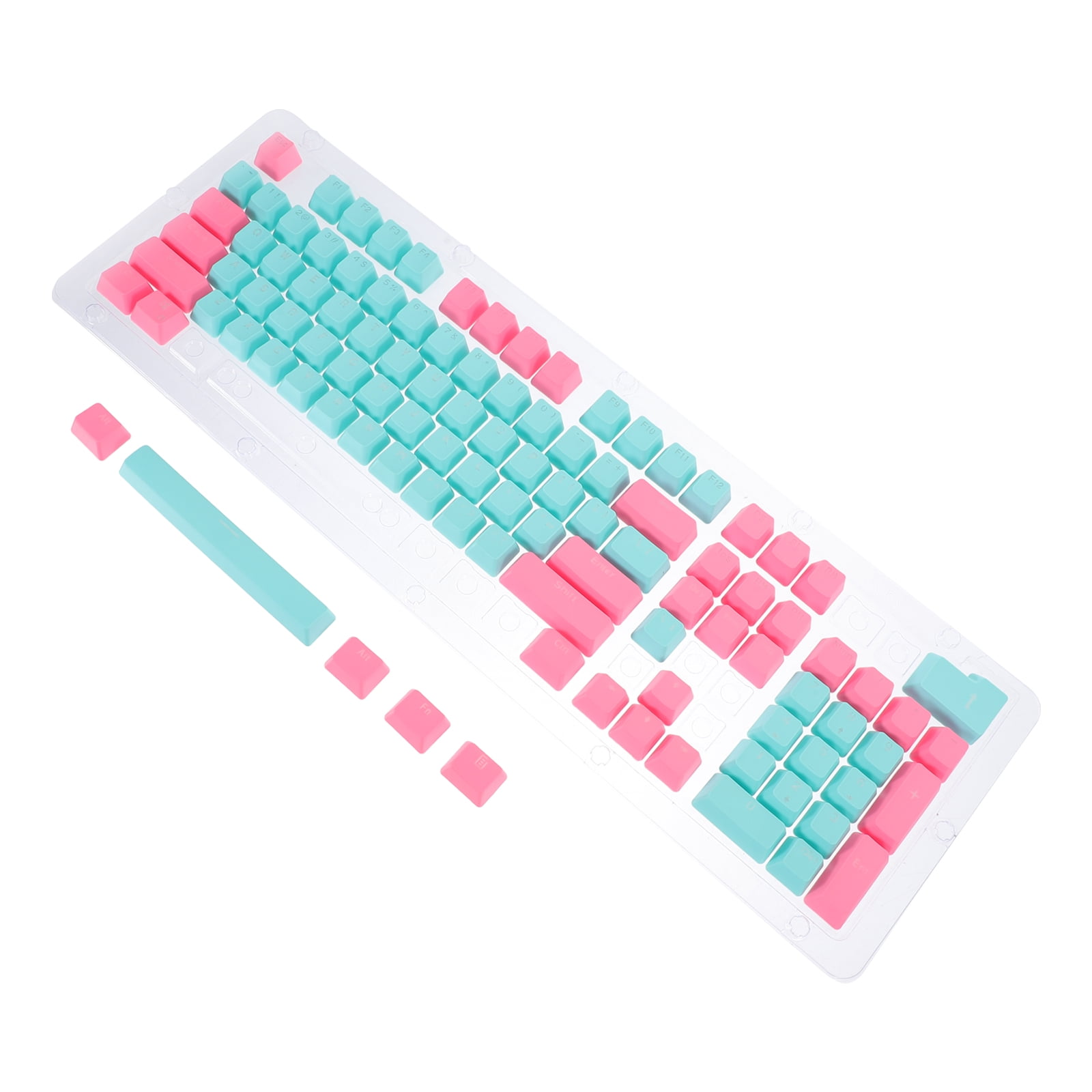 PBT Key Caps Set of 104 for Mechanical Keyboard Decor Multi Color ...