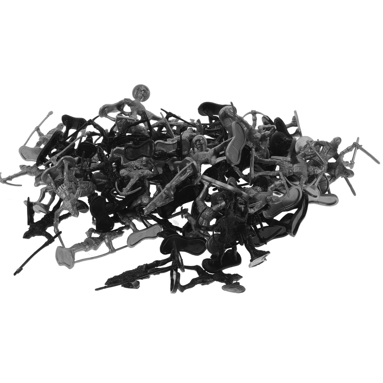 WORGEOUS Medieval Soldier Action Figures Set 60Pcs Miniature Army Men ...