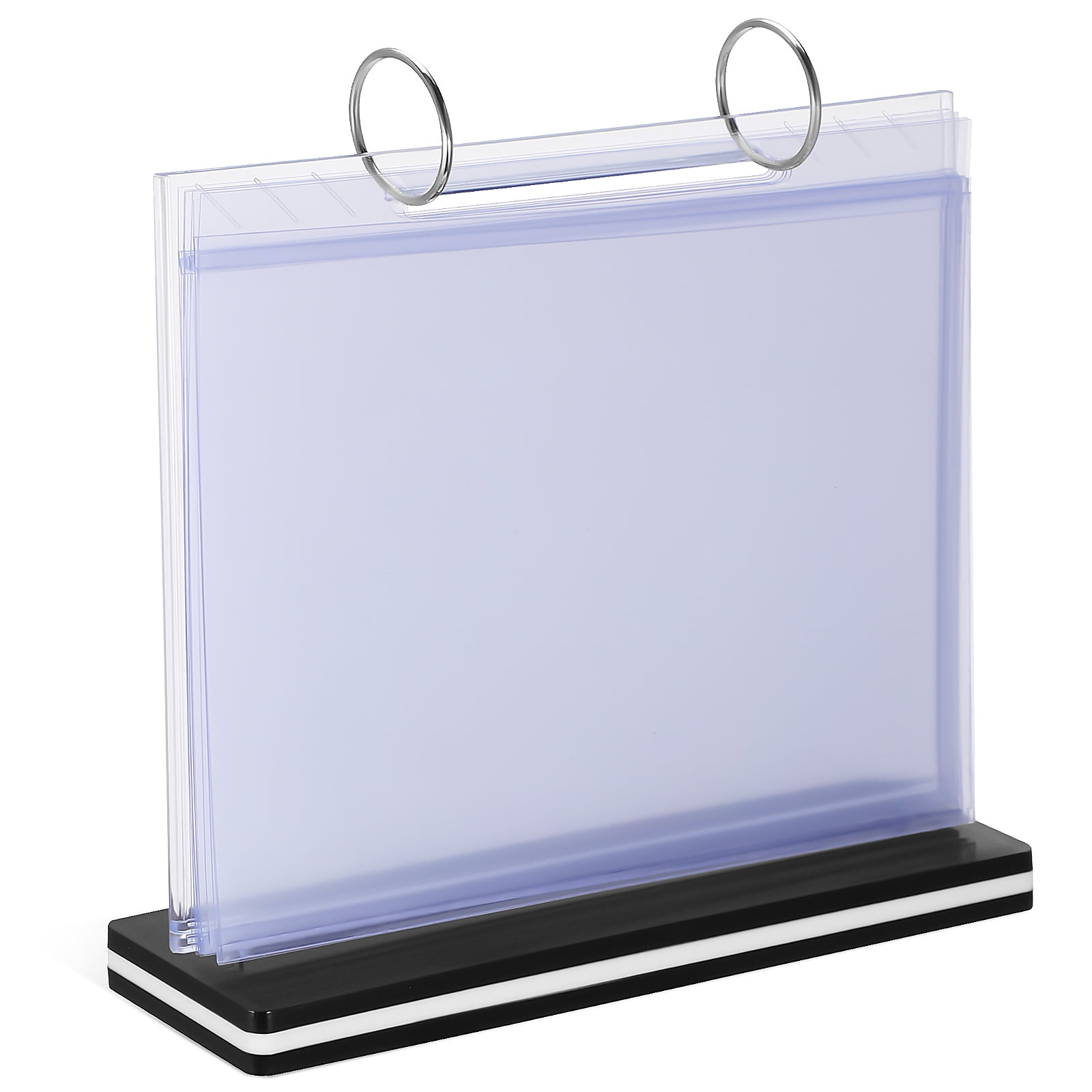WORGEOUS Menu Card Holder Multi-page Sign Holder Flip Menu Display ...