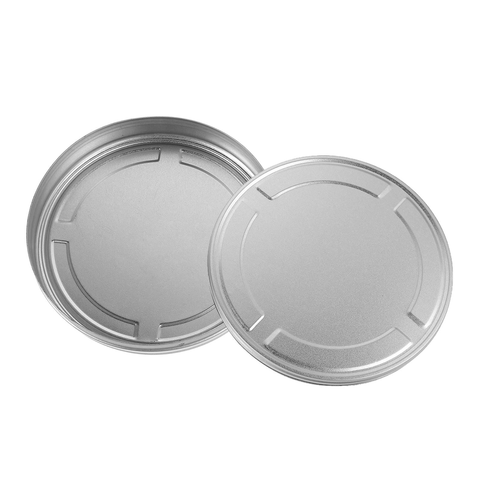 WORGEOUS Metal Cd Dvd Storage Case Compact Round Design Multi-Disc ...