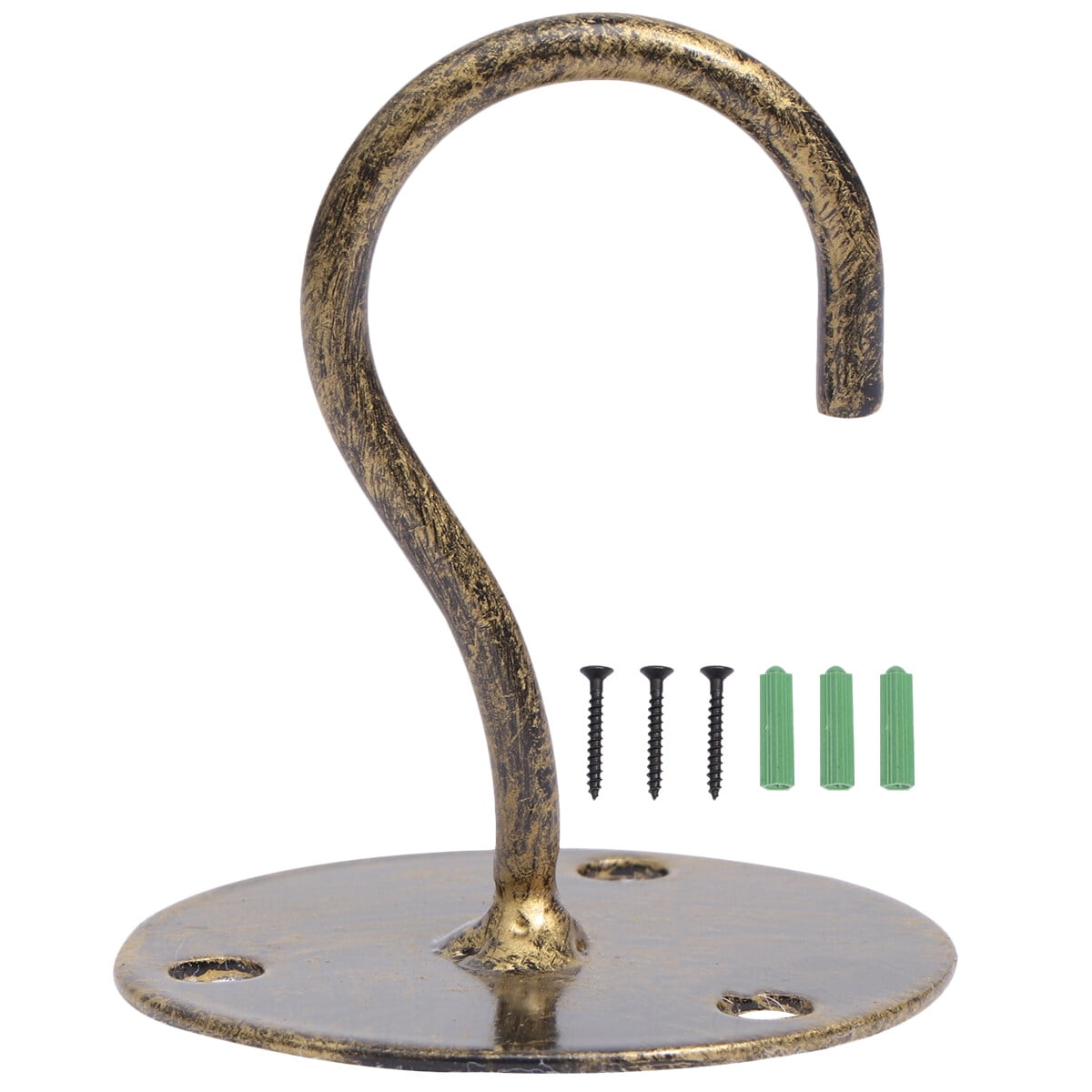 WORGEOUS Metal Ceiling Bracket Hooks Wall Mount Ceiling Hooks Overhead ...