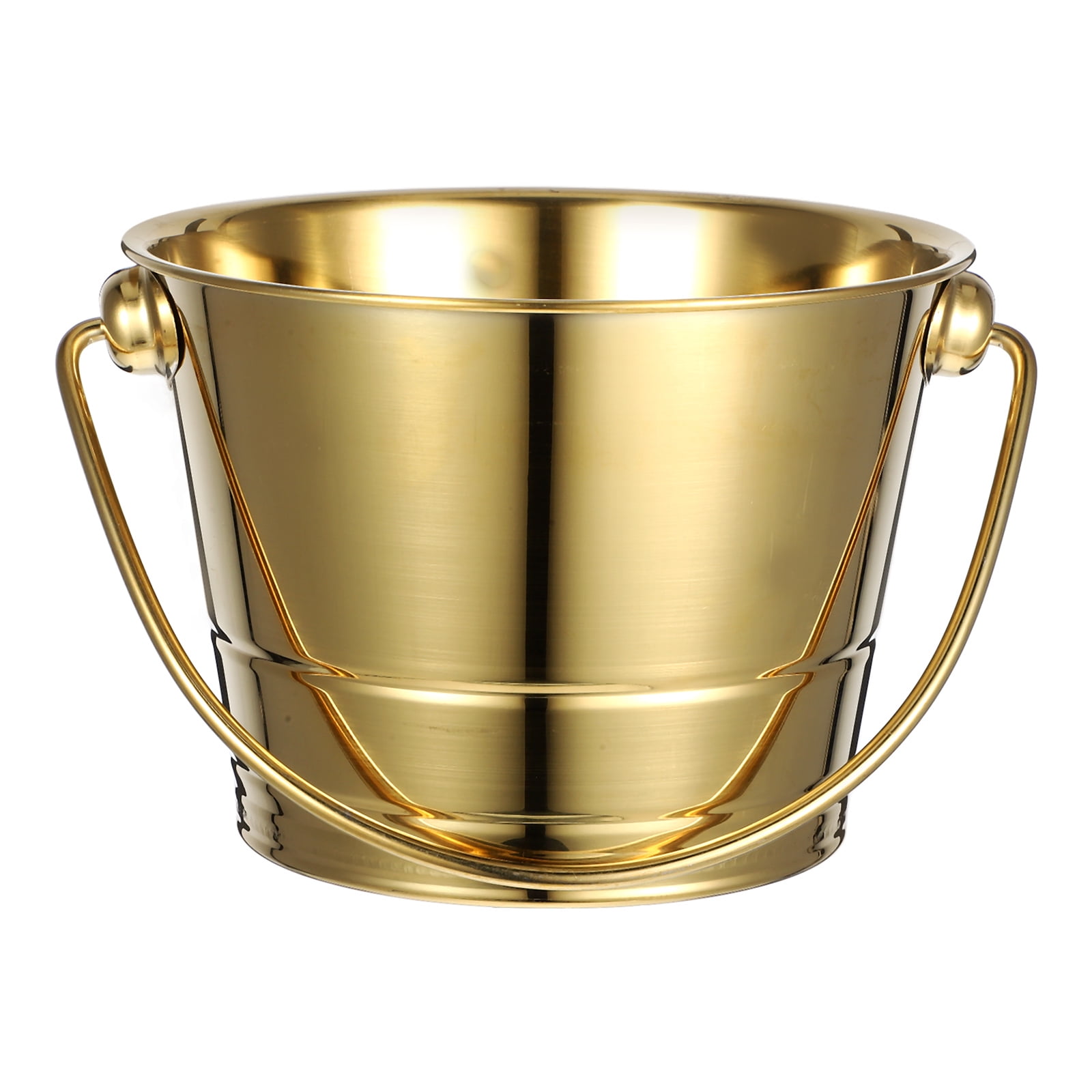 WORGEOUS Metal Ice Cube Bucket Portable Ice Cube Bucket Beer Bottle ...