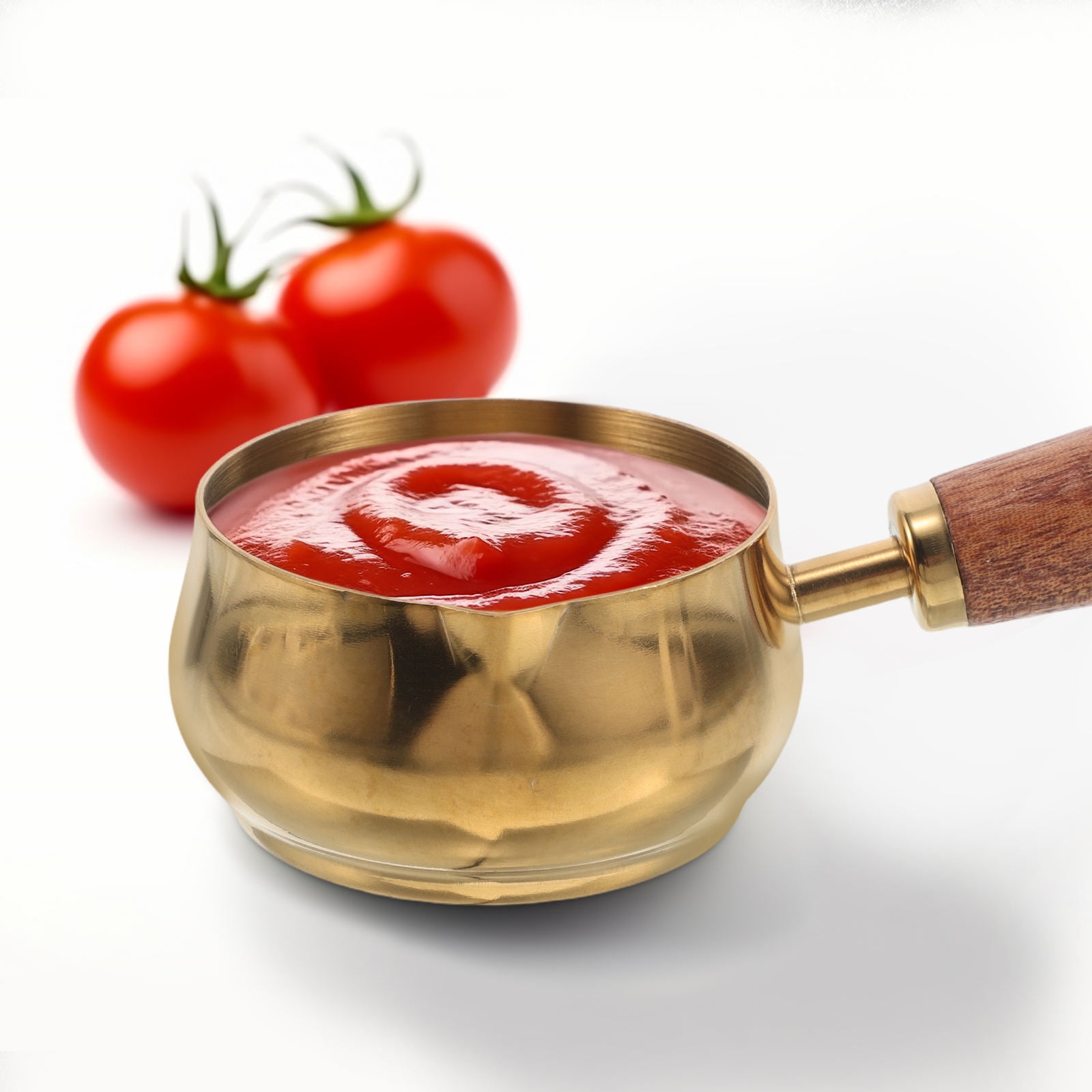 WORGEOUS Metal Measuring Cups With Handle Condiment Dripping Dish ...