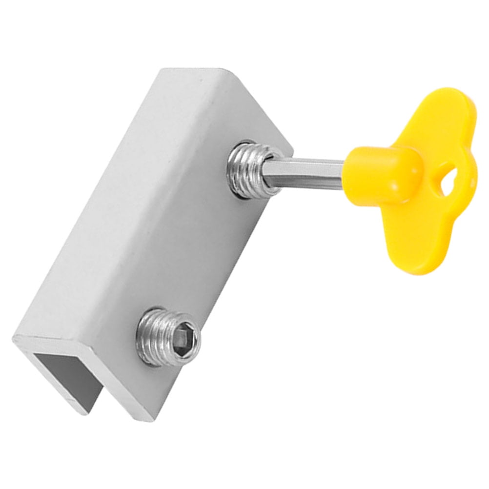 WORGEOUS Metal Security Window Lock with Key Sliding Glass Window ...