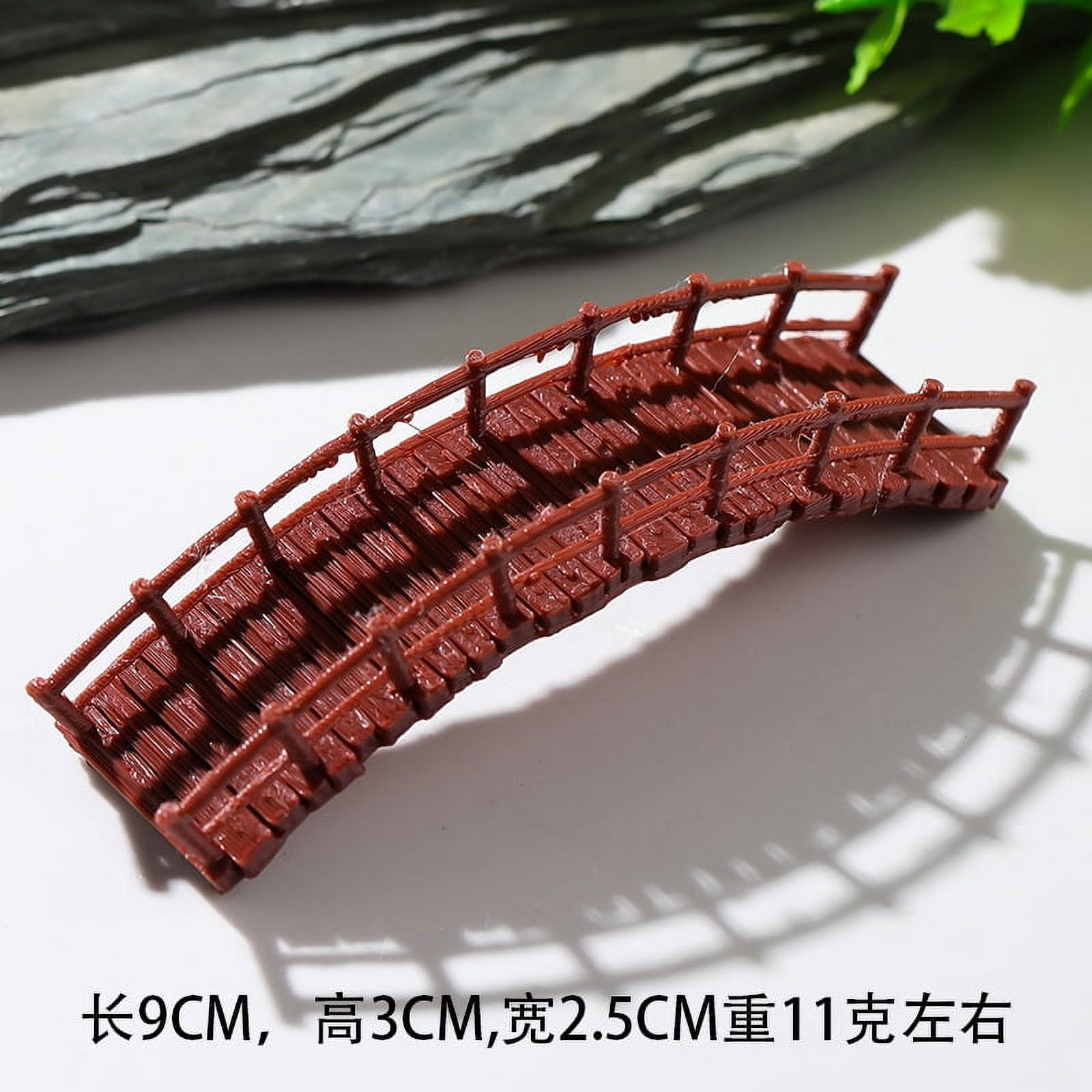 WORGEOUS Mini Bridge Artificial Bridge Model Garden Arch Bridge ...
