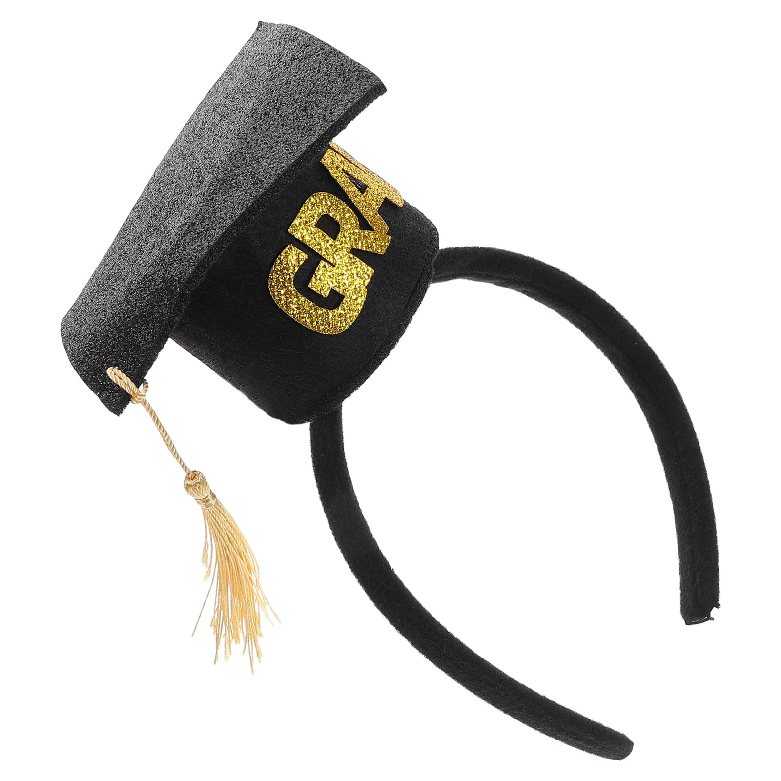 WORGEOUS Mini Graduation Cap Headband with Tassel Graduation Hair Hoop ...