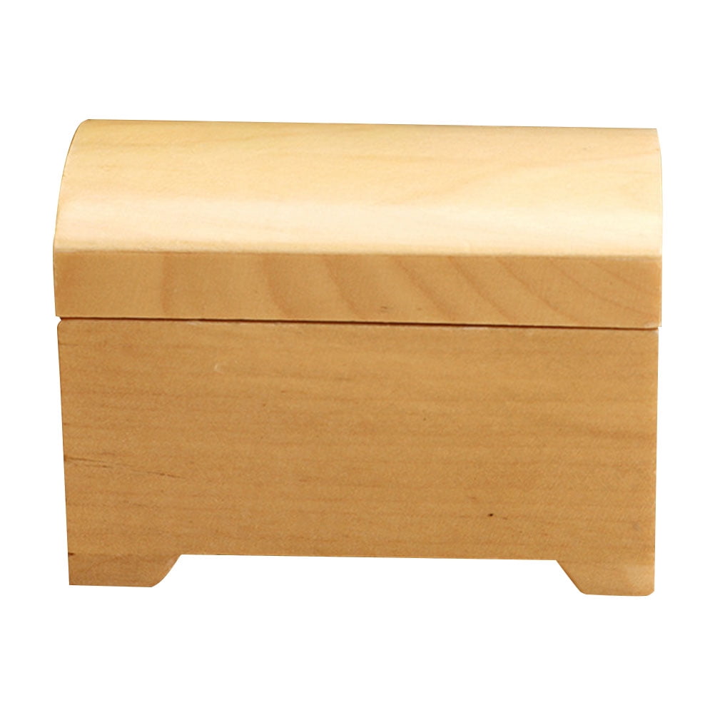 WORGEOUS Mini House Treasure Box Model Miniature Wooden Box Doll House ...