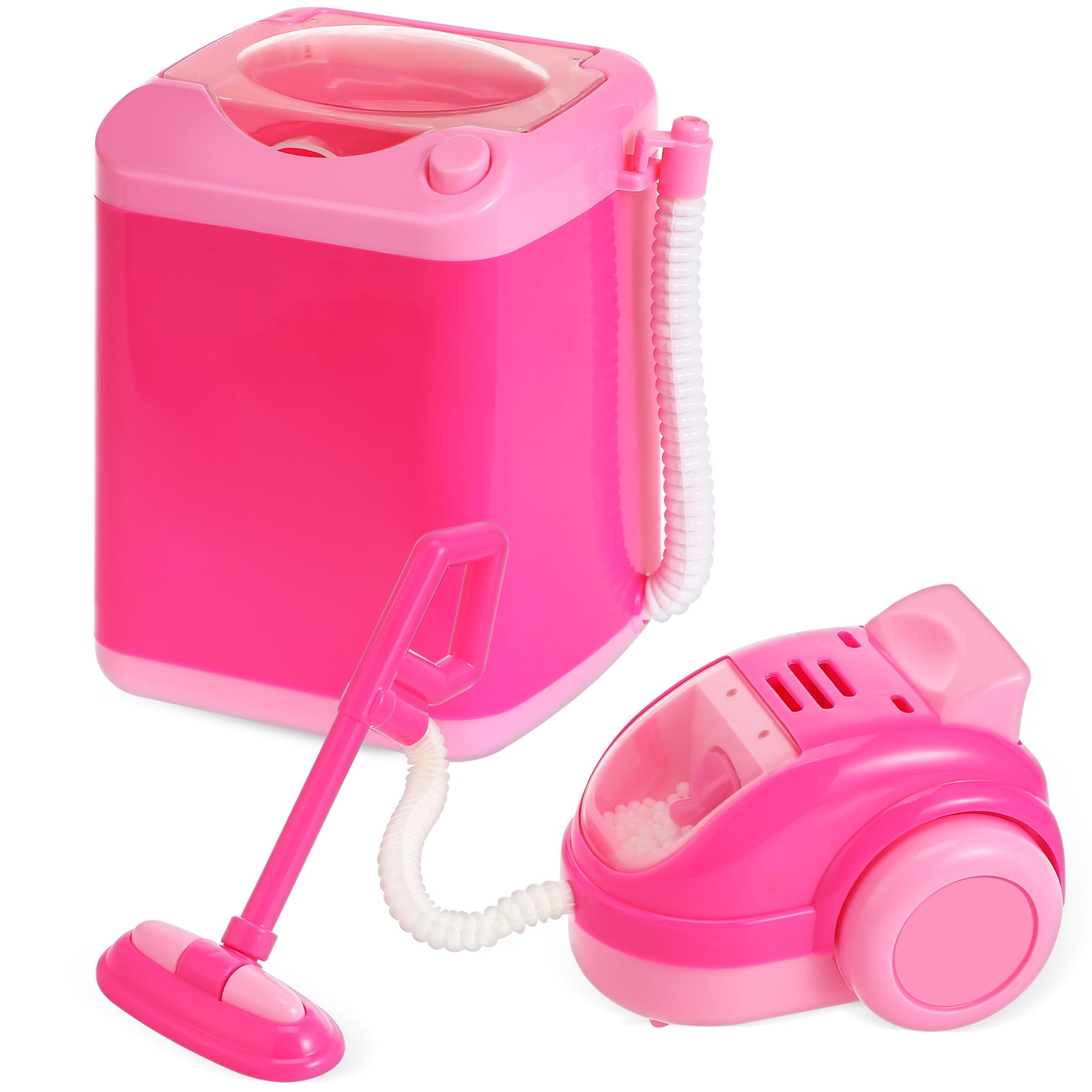 WORGEOUS Mini Kitchen Set Vacuum Cleaner Toy Washer and Dryer for Kids ...
