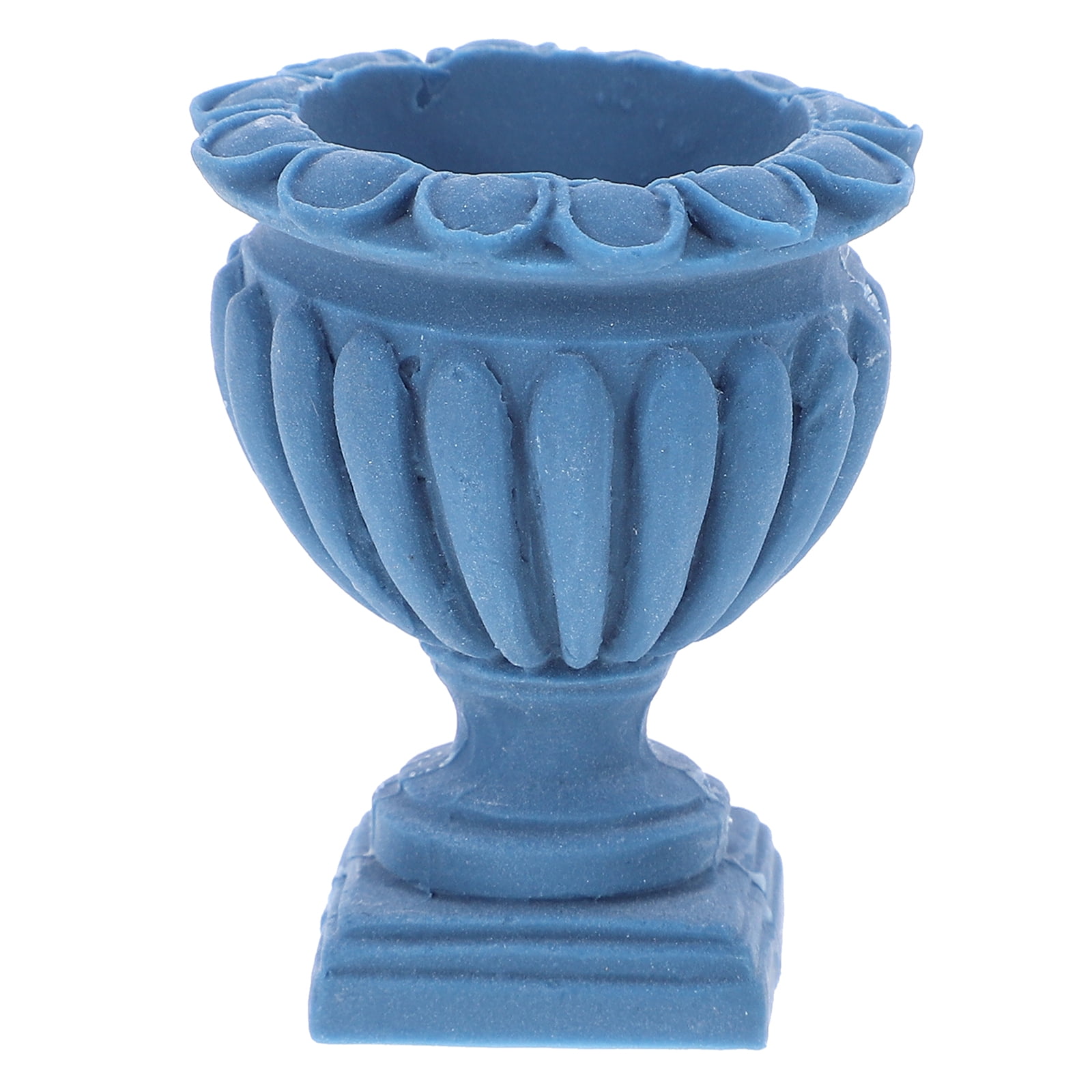 WORGEOUS Mini Roman Column Flower Pot Braid Decoration Woman Green Blue ...