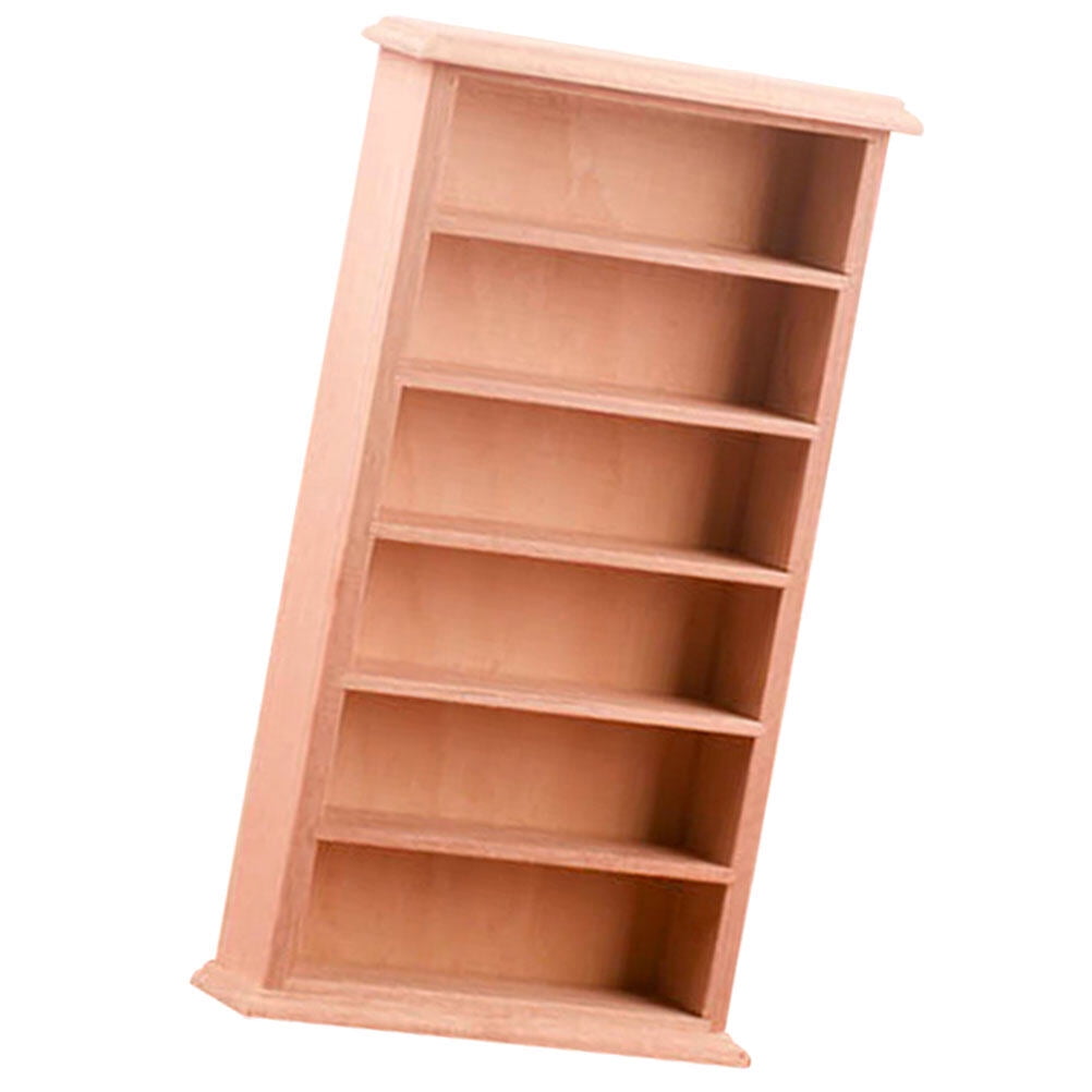 WORGEOUS Miniature Bookshelf Toy Dollhouse Locker Display Child ...