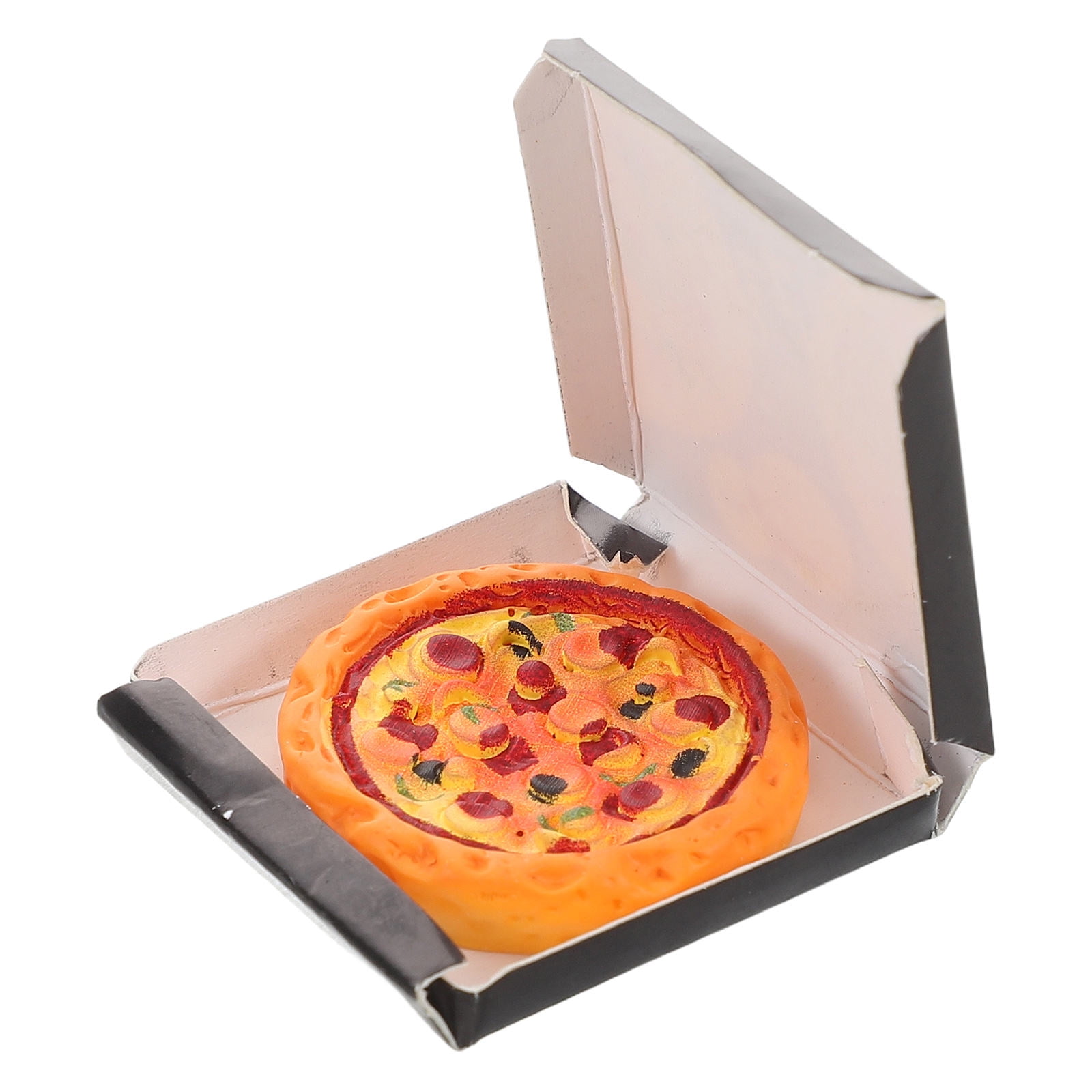 WORGEOUS Miniature Pizza Box Set for Dollhouse Realistic Mini Pizza ...