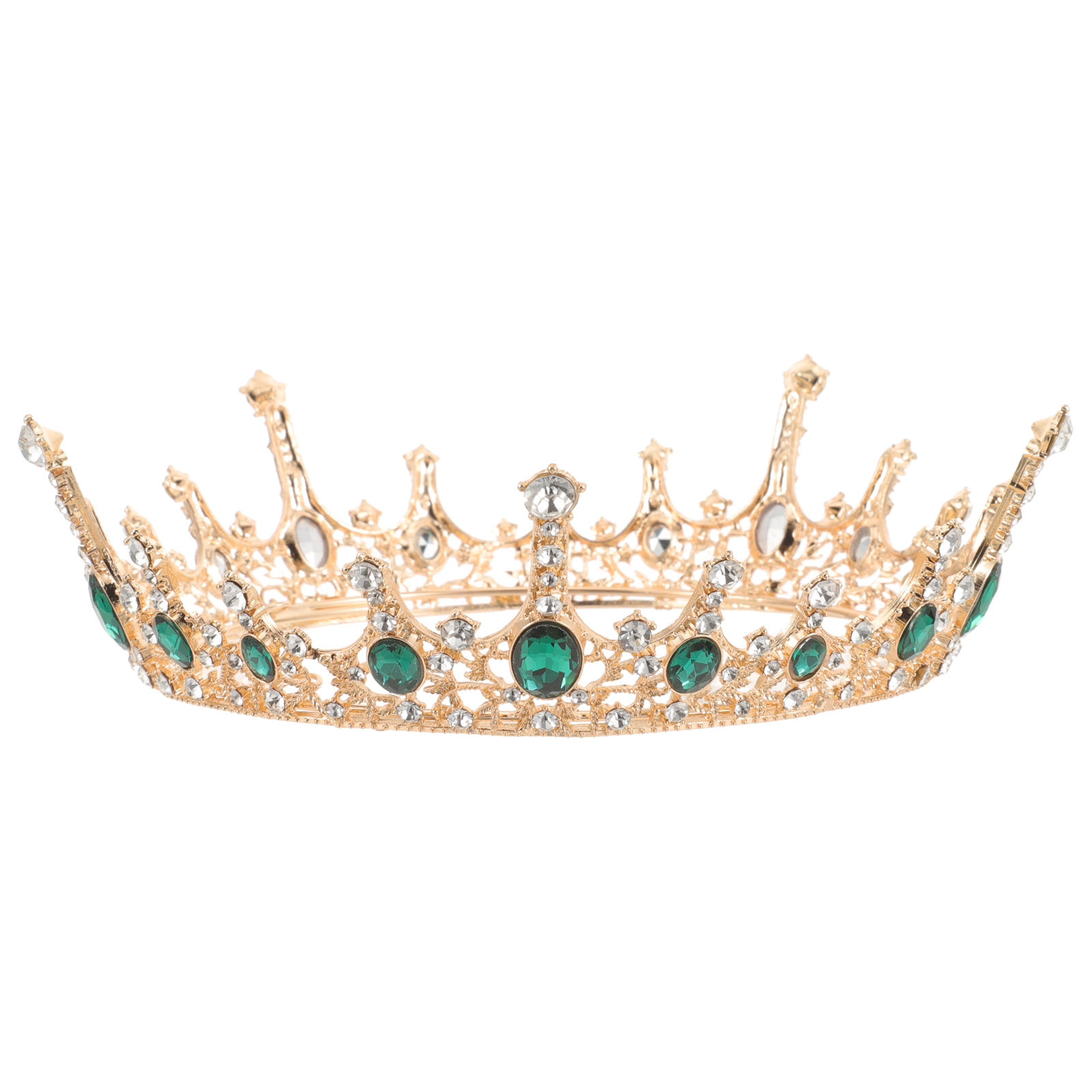 WORGEOUS Minsk Bridal Tiara Crowns Princess Circle Queen Baroque ...