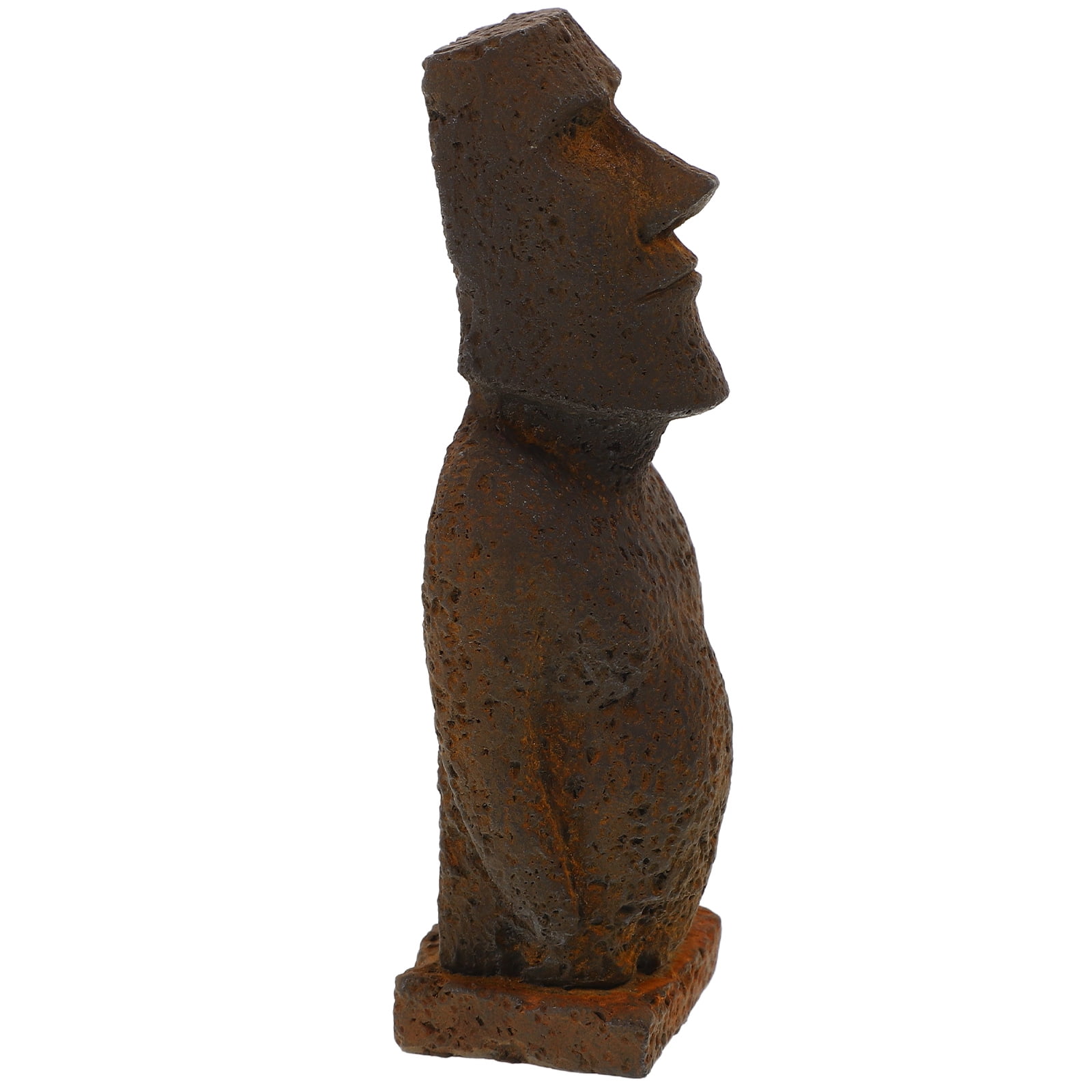 WORGEOUS Moai Stone Sculpture For Home Decor Aquarium Moai Figurine ...