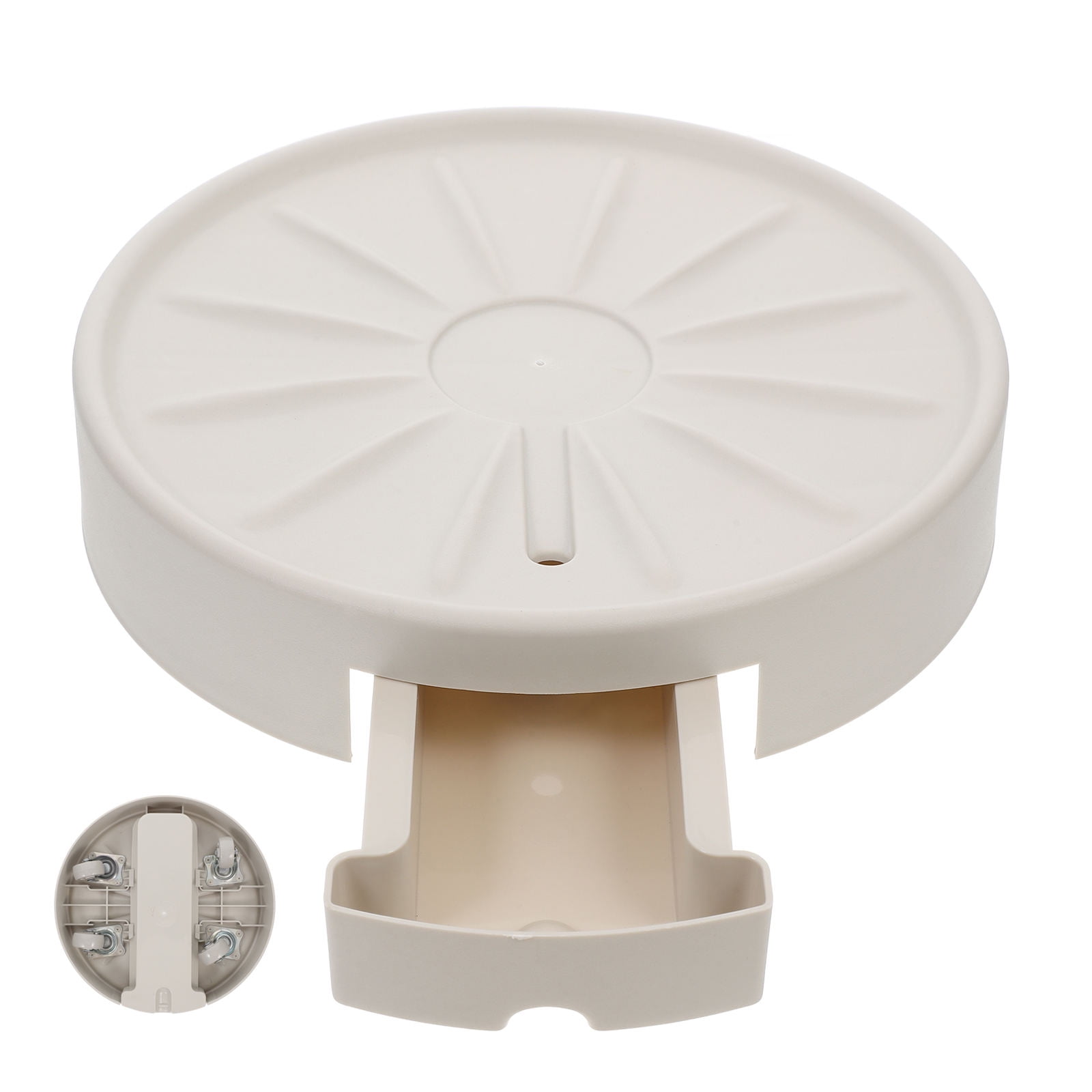 WORGEOUS Mobile Flower Pot Tray with Rolling Casters Round Flowerpot ...