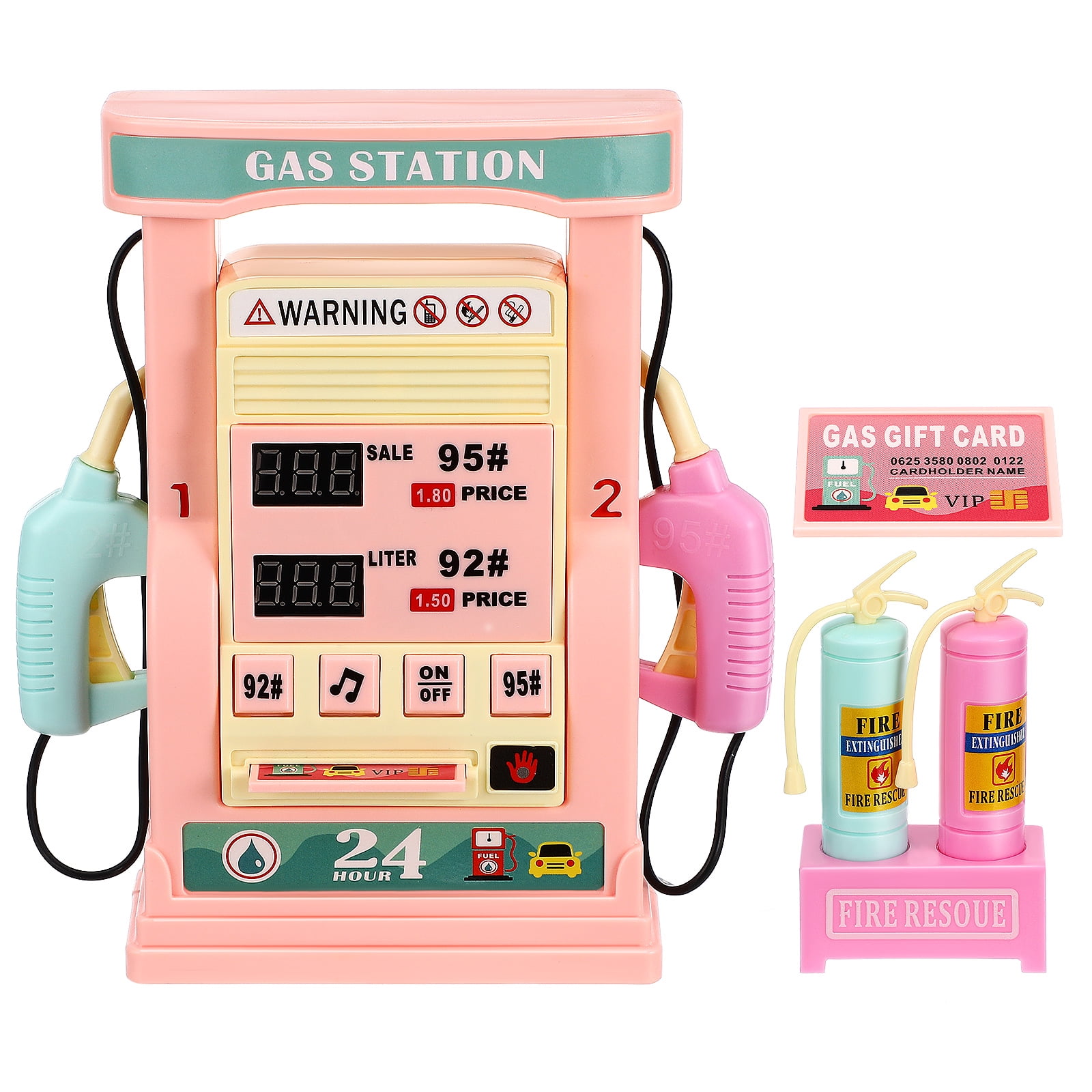 WORGEOUS Model Gas Station Simulated Gas Station Child 17.80X15.30X4 ...