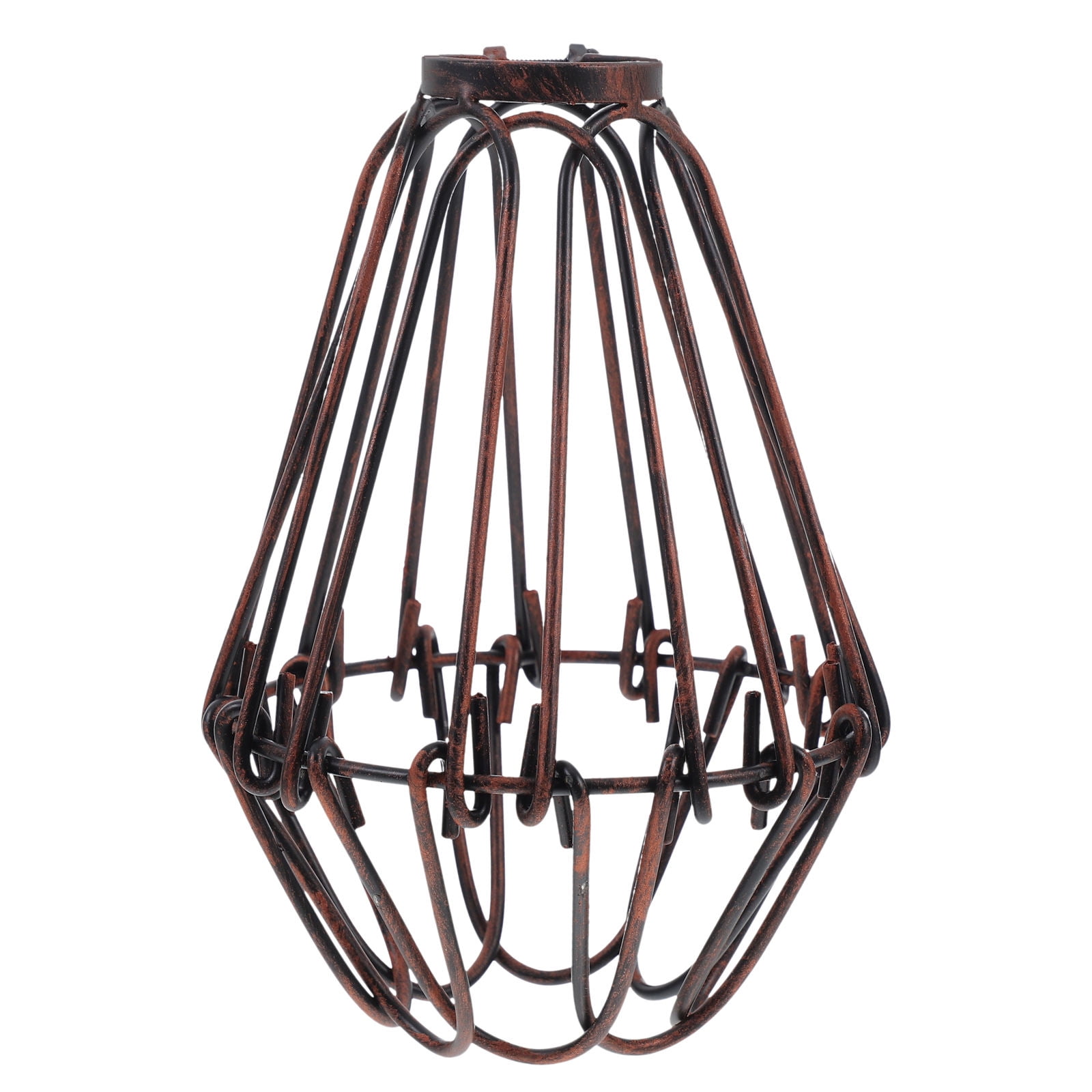 WORGEOUS Modern Iron Lampshade Cage For Hanging Lights Metal Guard For ...