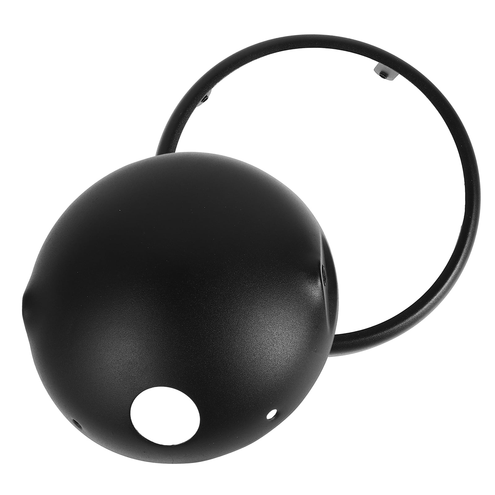 WORGEOUS Black Motorcycle Light Bracket with Round One-piece Nose Pad ...