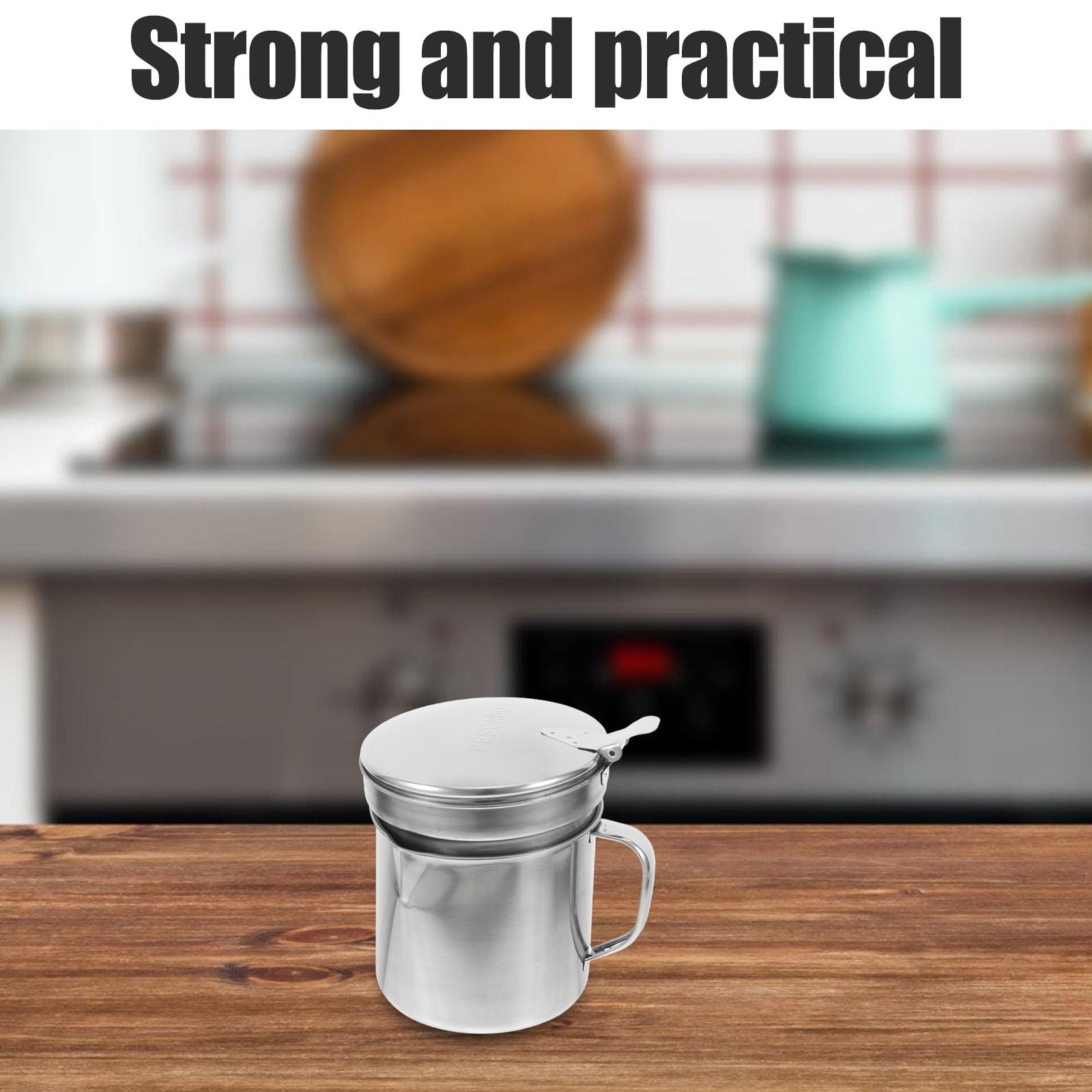 WORGEOUS Multi-Function Oil Container Household Grease Holder Oil ...