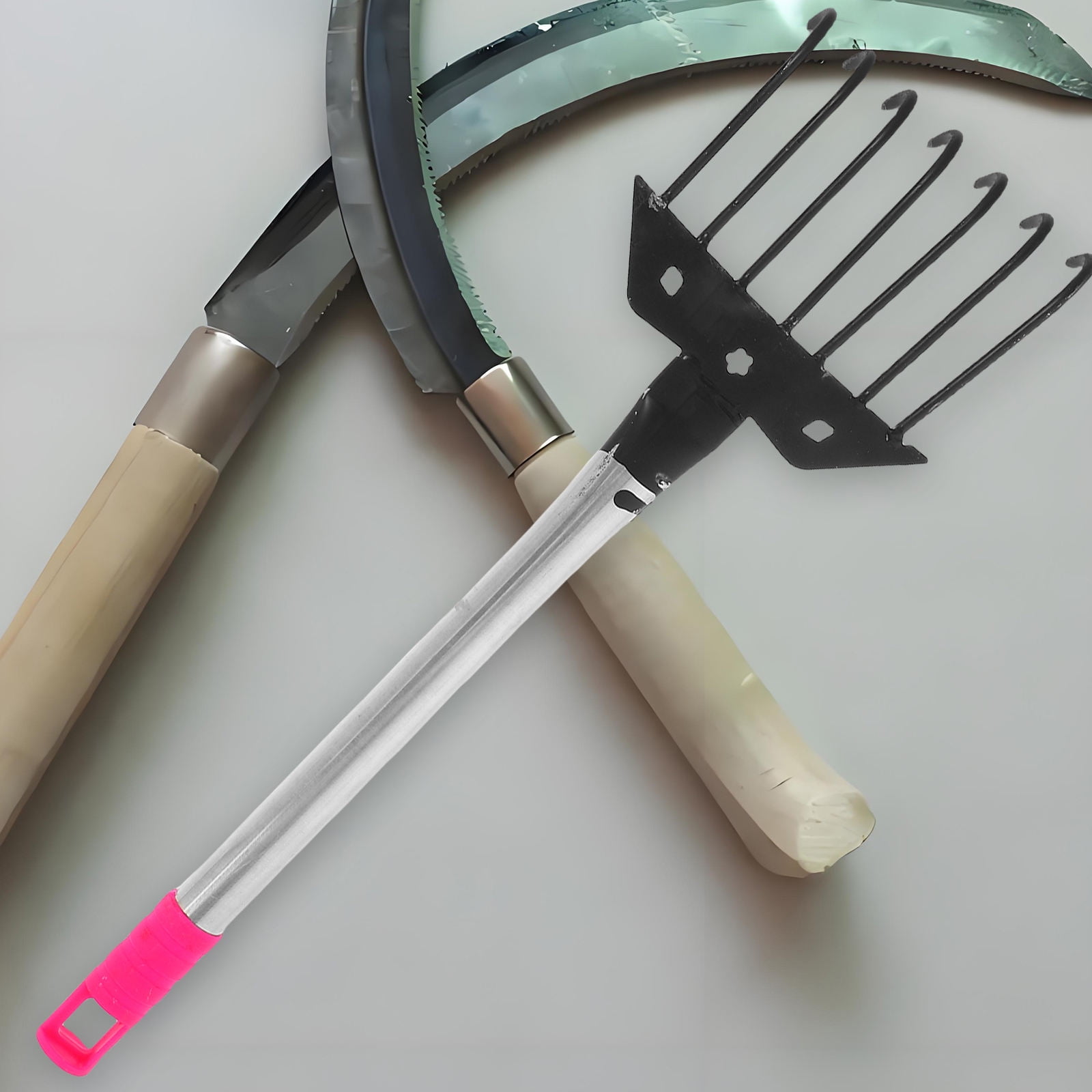 WORGEOUS Multi-Teeth Hand Rake For Gardening Rake Garden Cultivation ...