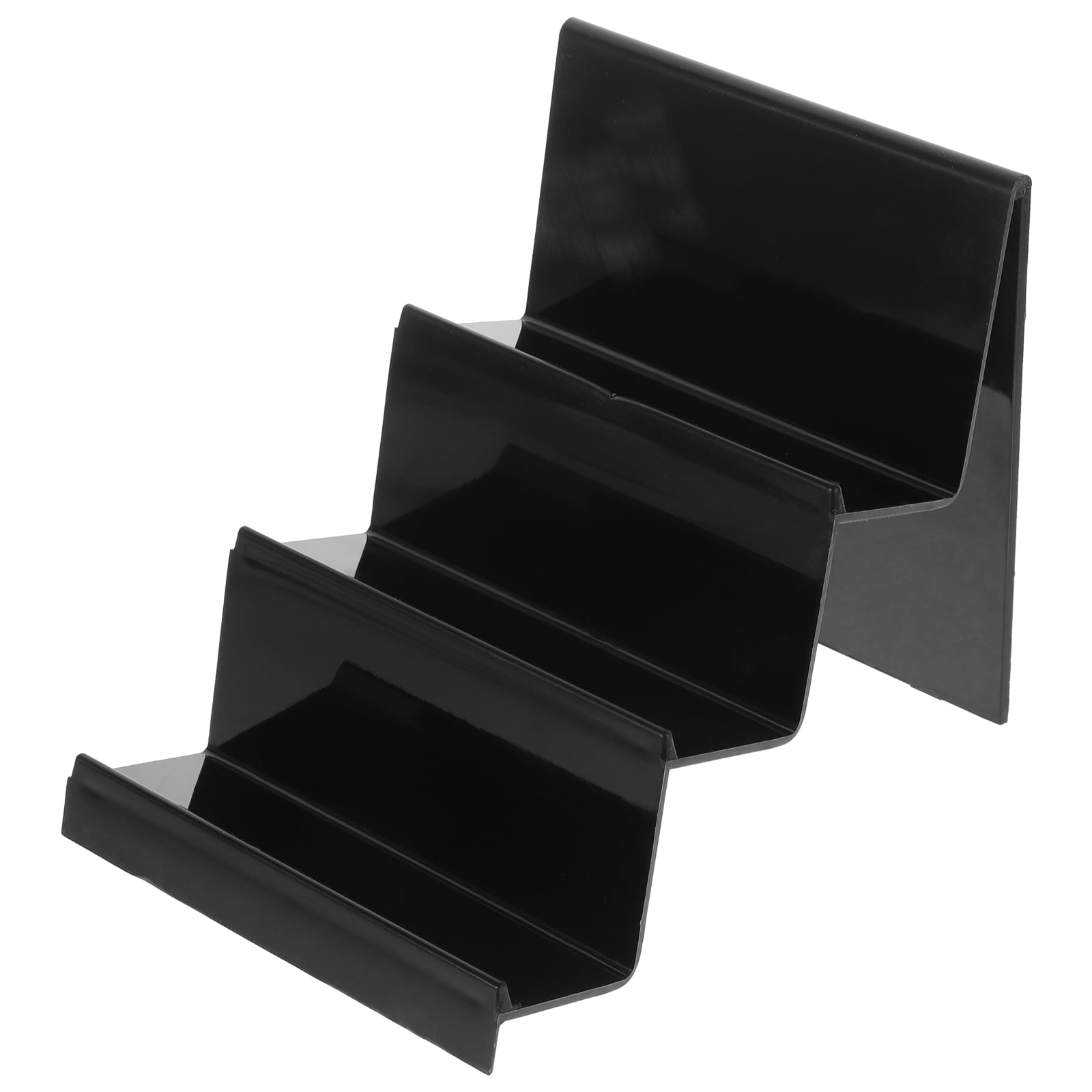 CIMAXIC Black Acrylic Wallet Display Stand 1Pcs 11.0X7.7X5.5in Retail ...