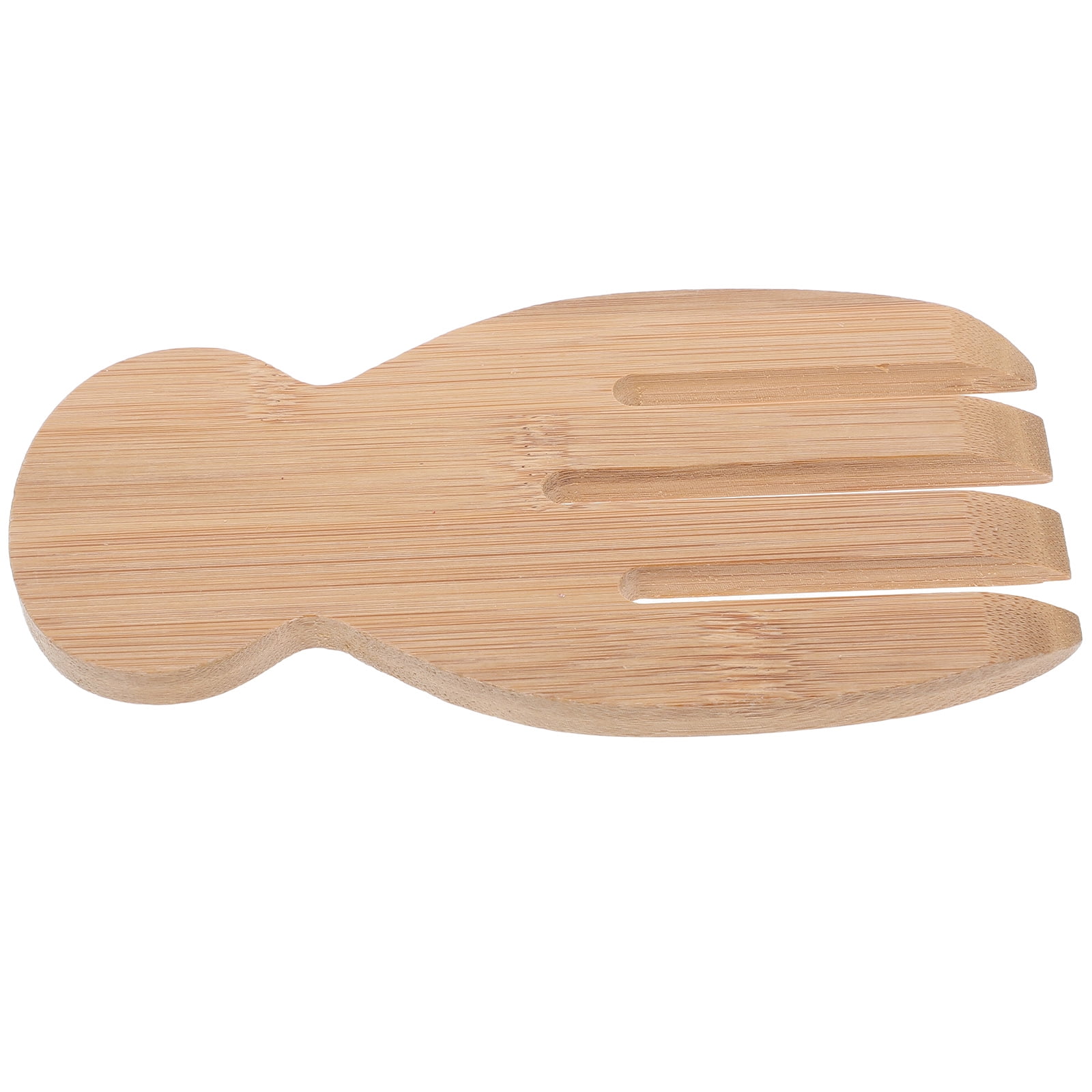 WORGEOUS Natural Bamboo Salad Hands for Salad Mixing and Serving Bamboo ...