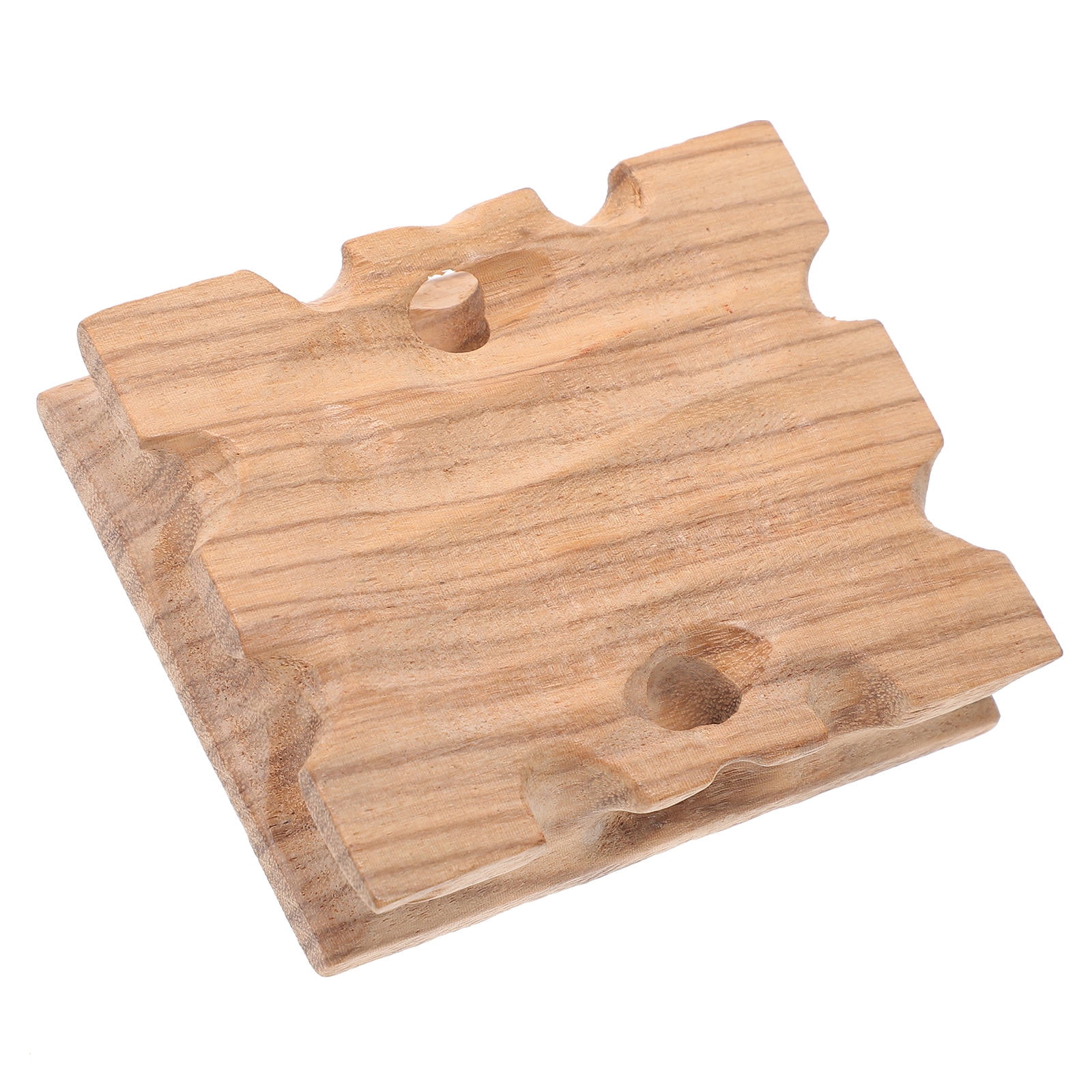 WORGEOUS Nature Wood Display Base Carved Wooden Pedestal Display Base ...