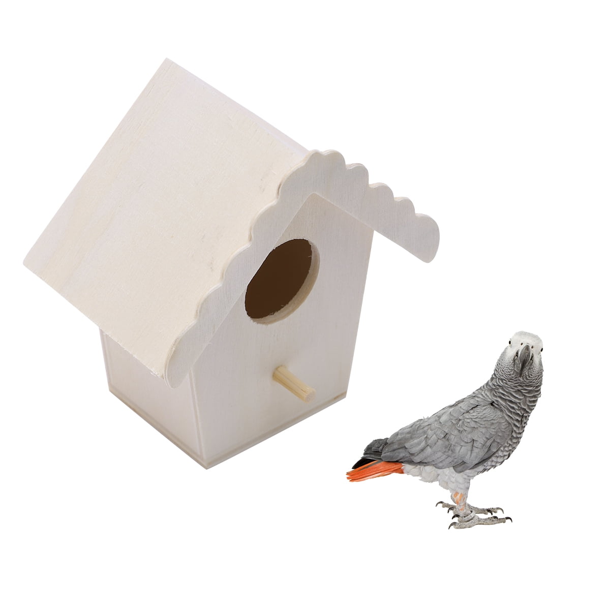 WORGEOUS Nesting Box for Cage Catcher Parrot Bird House - Walmart.com