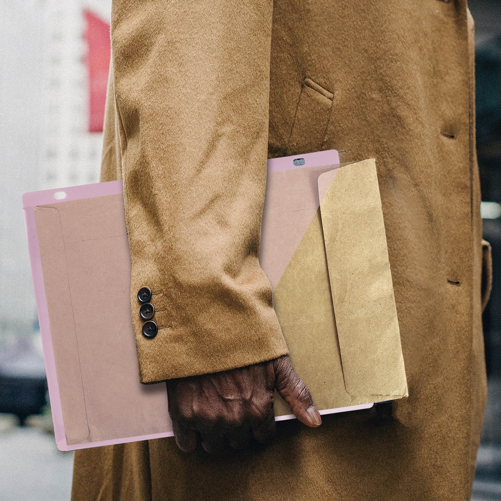 WORGEOUS Office Supplies 5Pcs Binder Pockets for 3 Ring Binder Plastic ...