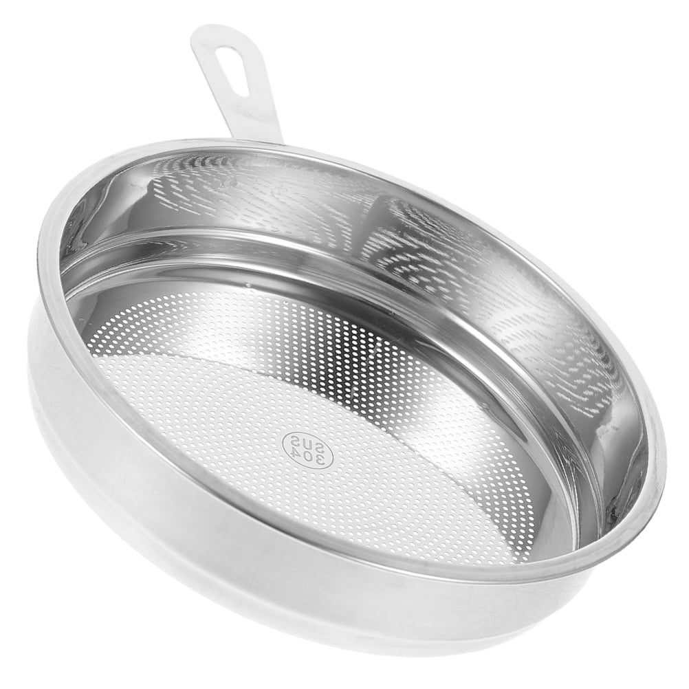 Worgeous Stainless Steel Oil Pot Filter Mesh Grease Strainer Oil Filter ...
