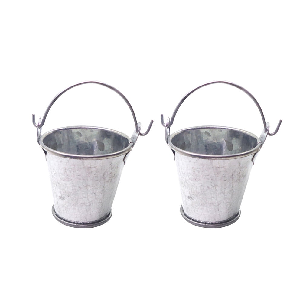 WORGEOUS Outdoor Mini Decorative Buckets with Handles for Kids Party ...