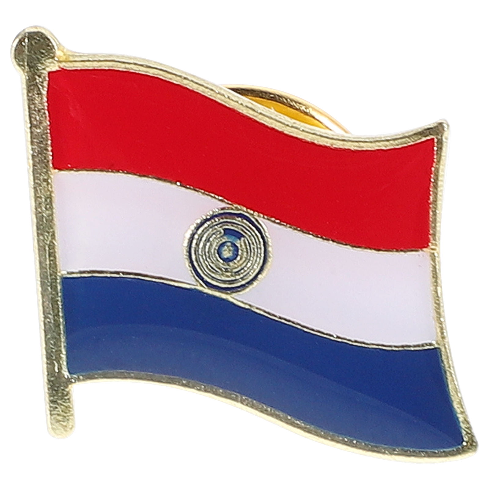 WORGEOUS Paraguay Flag Lapel Pin Patriotic Brooch Memorial Day ...