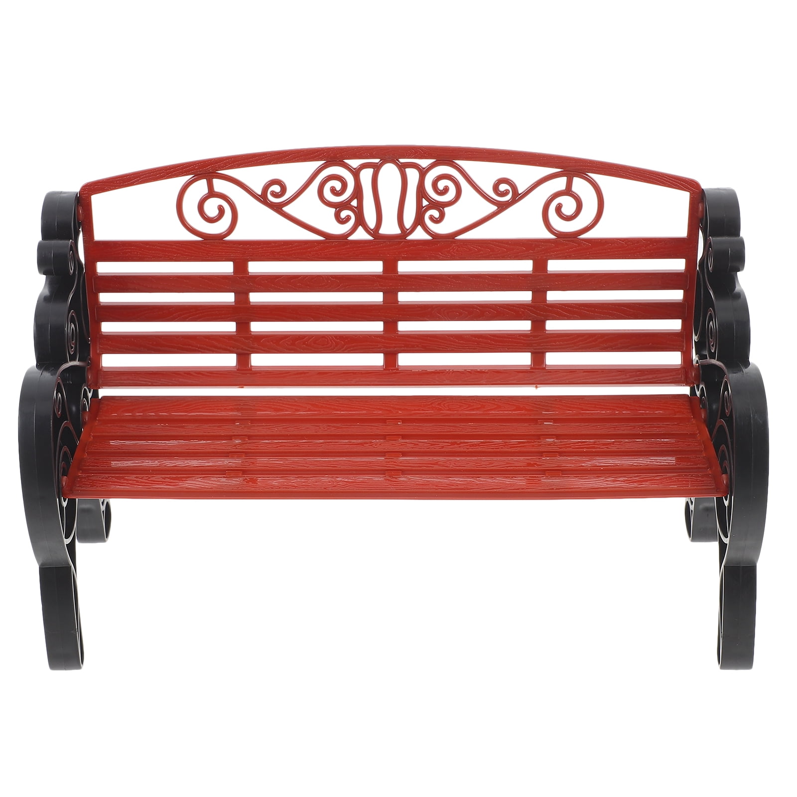 GETAJGHSD Miniature Park Bench Model ABS Home Decoration for Tabletop ...