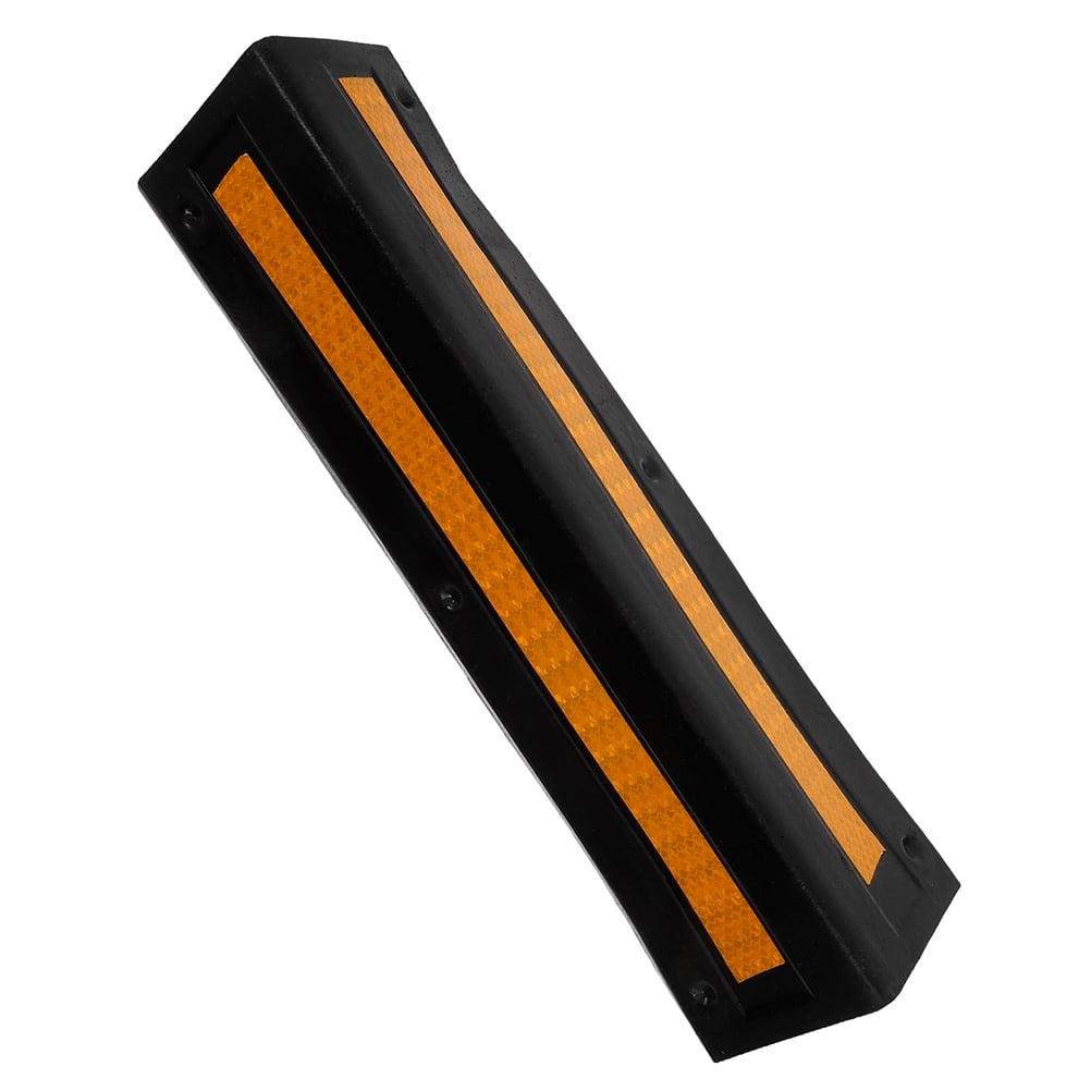 WORGEOUS Parking Lot Rubber Corner Protectors With Reflective Strips ...