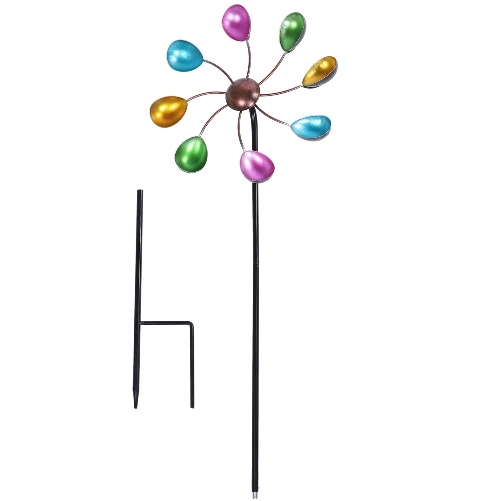 WORGEOUS Pinwheels Metal Windmill Adorable Easy-to-install - Walmart.com